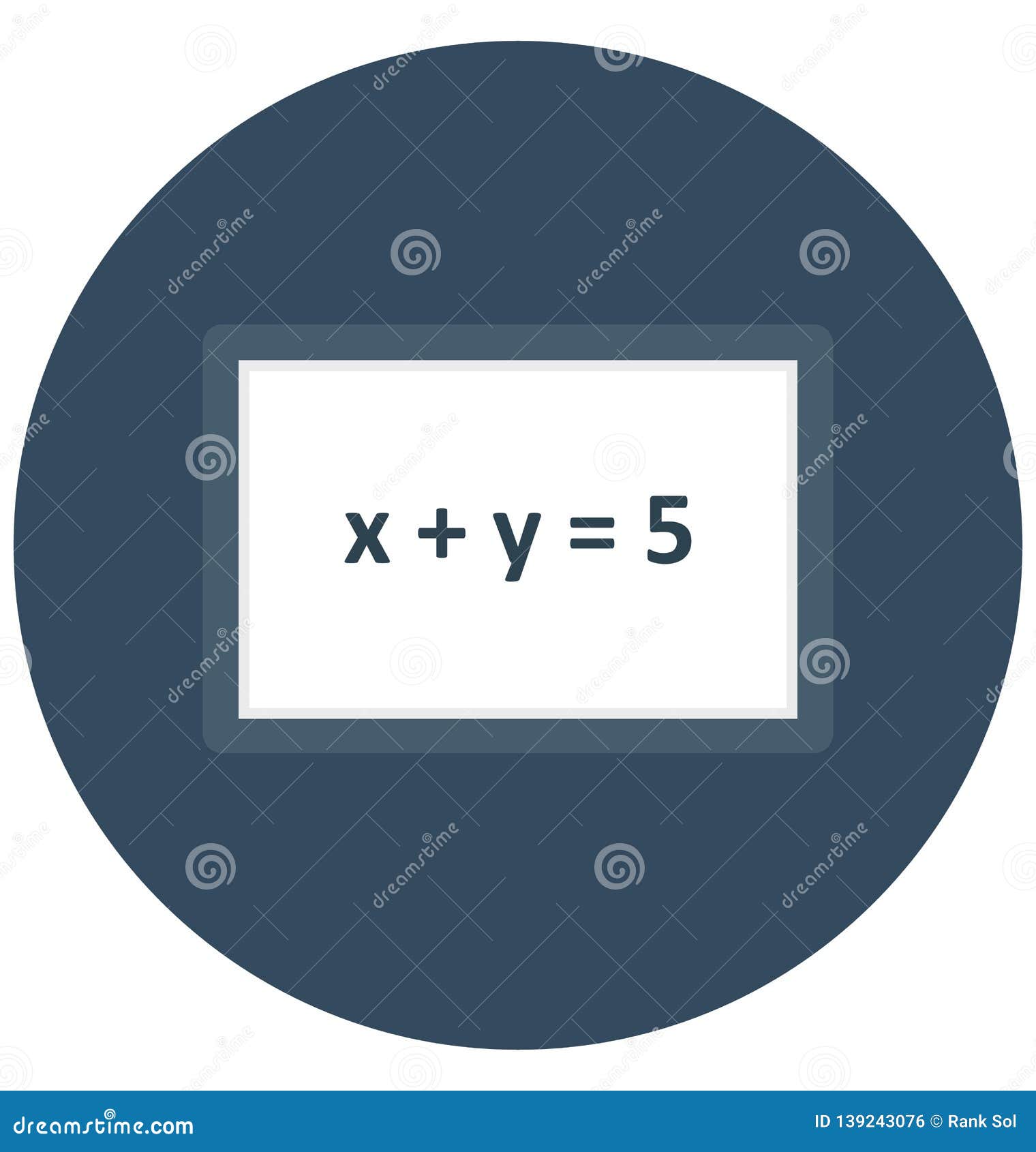 Square Root, Root of X Color Isolated Vector Icon that Can Be Easily ...