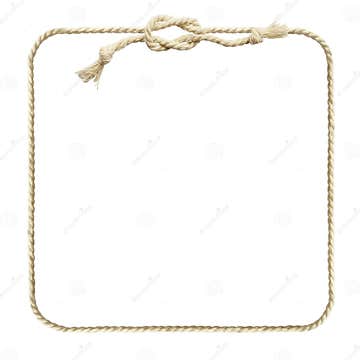 Square rope frame stock photo. Image of closeup, string - 123456702