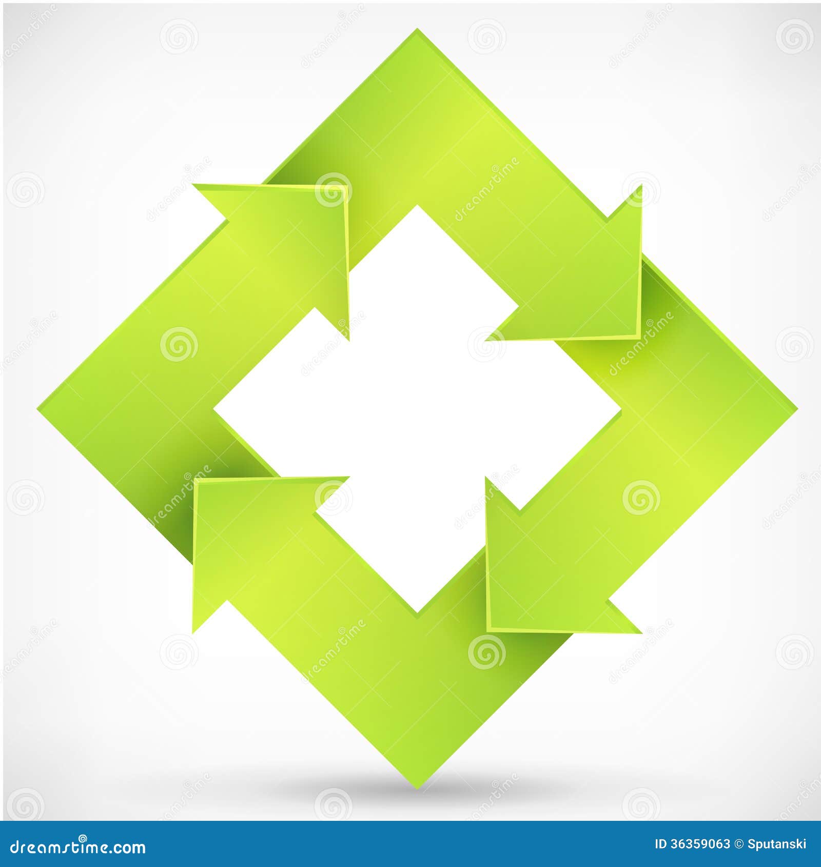 Square Rotate Arrow Colorful Logo Template Vector Illustration ...