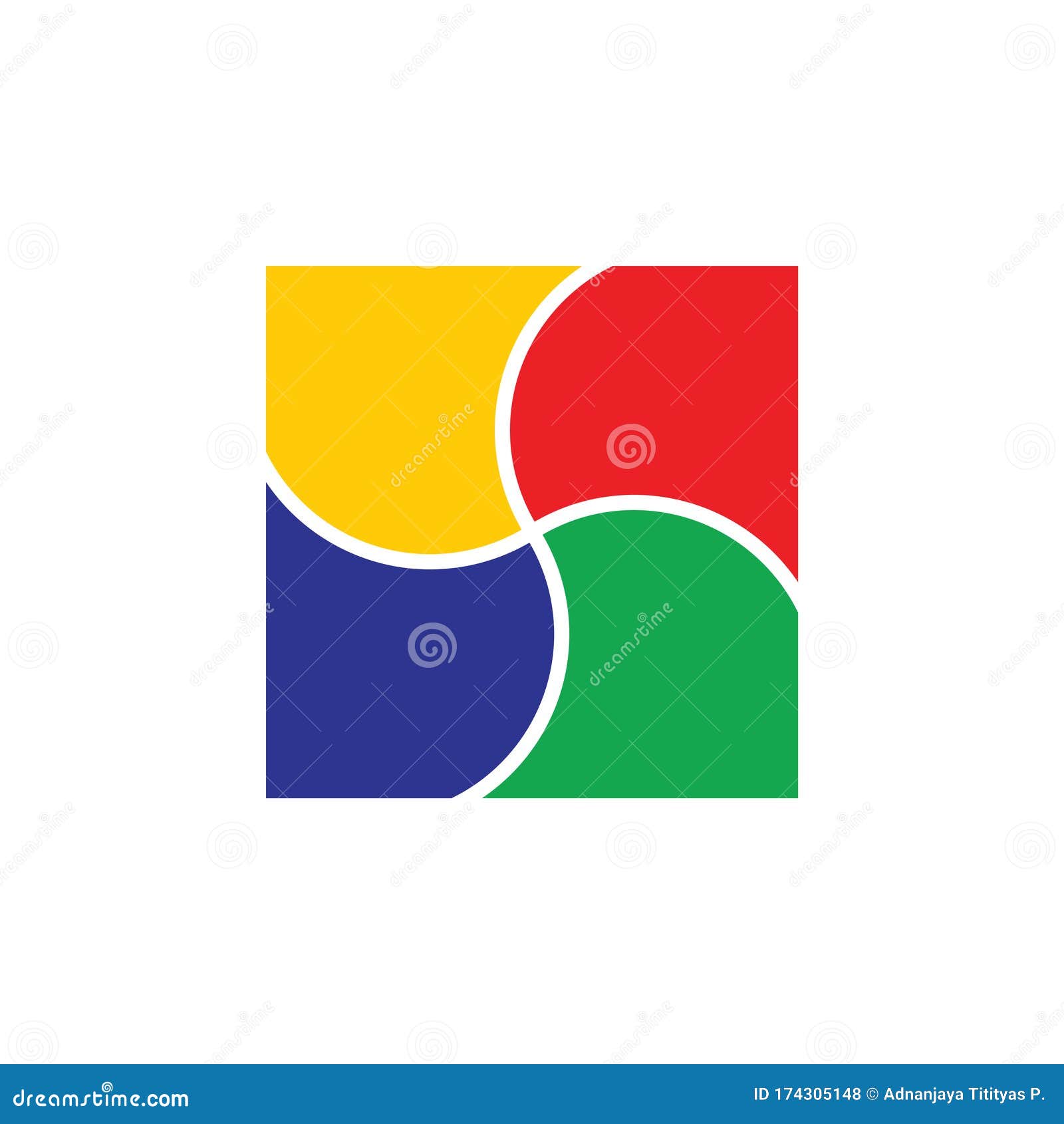 Square Rotate Colorful Logo Vector Stock Vector - Illustration of ...