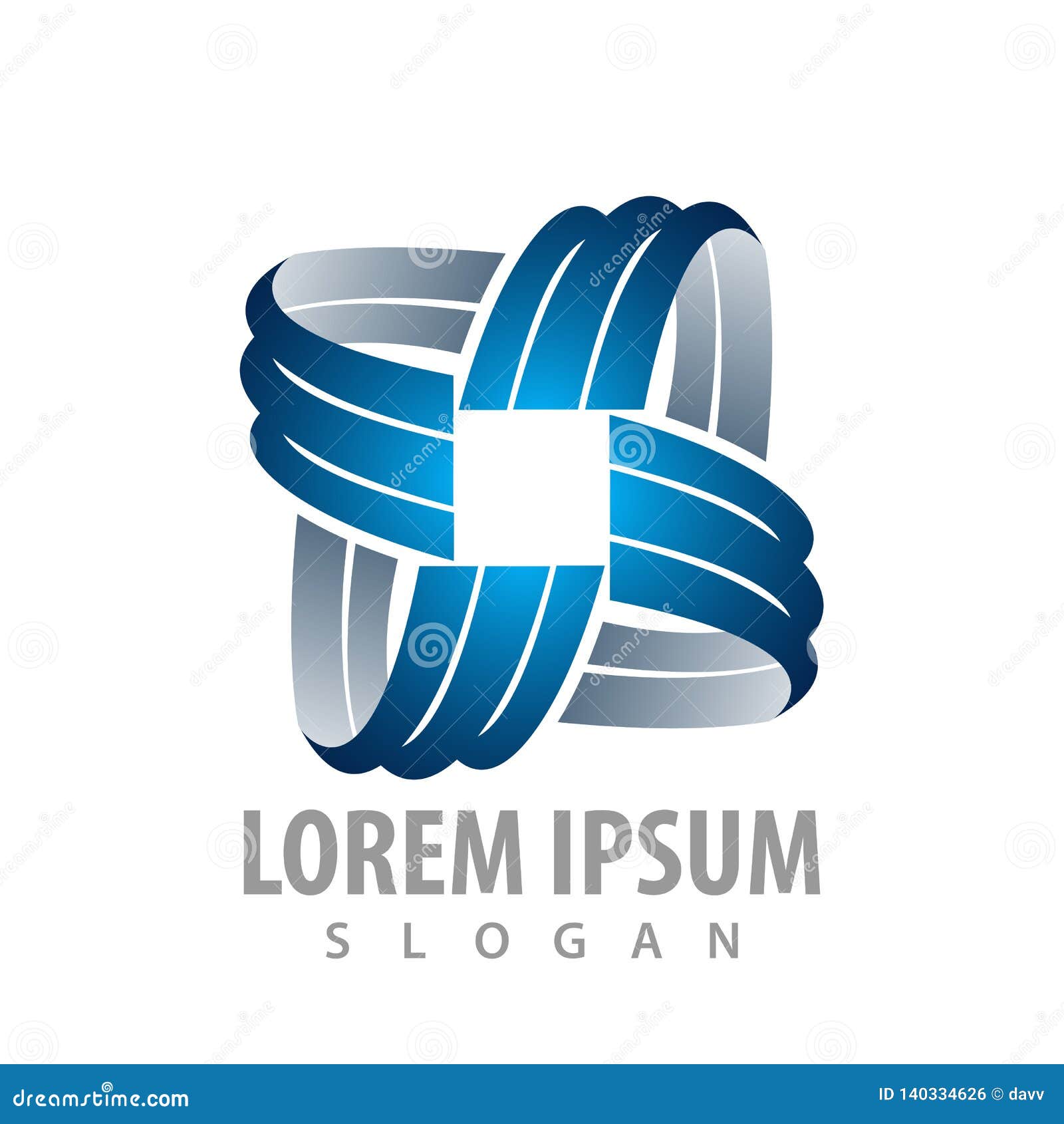 Square Rotate Arrow Colorful Logo Template Vector Illustration ...