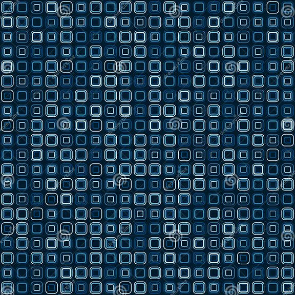 Square Round Corner Geometric Shape Seamless Pattern Stock Vector ...