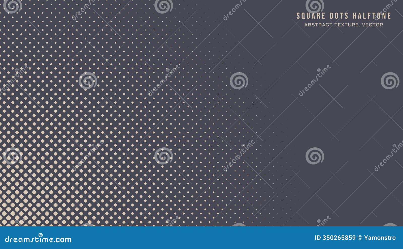 Square Rounded Dots Halftone Pattern Radial Border Vector Abstract ...