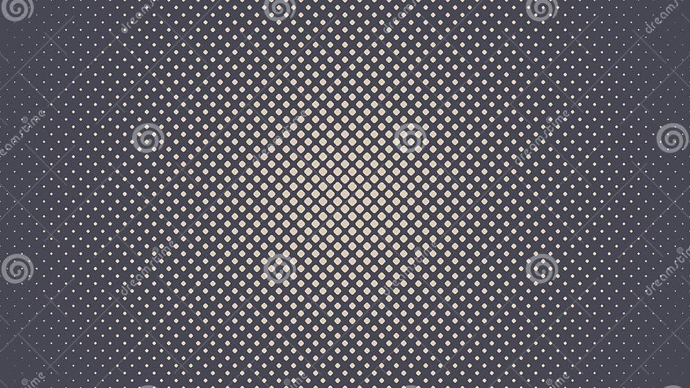 Square Rounded Dots Halftone Pattern Radial Gradient Vector Abstract ...
