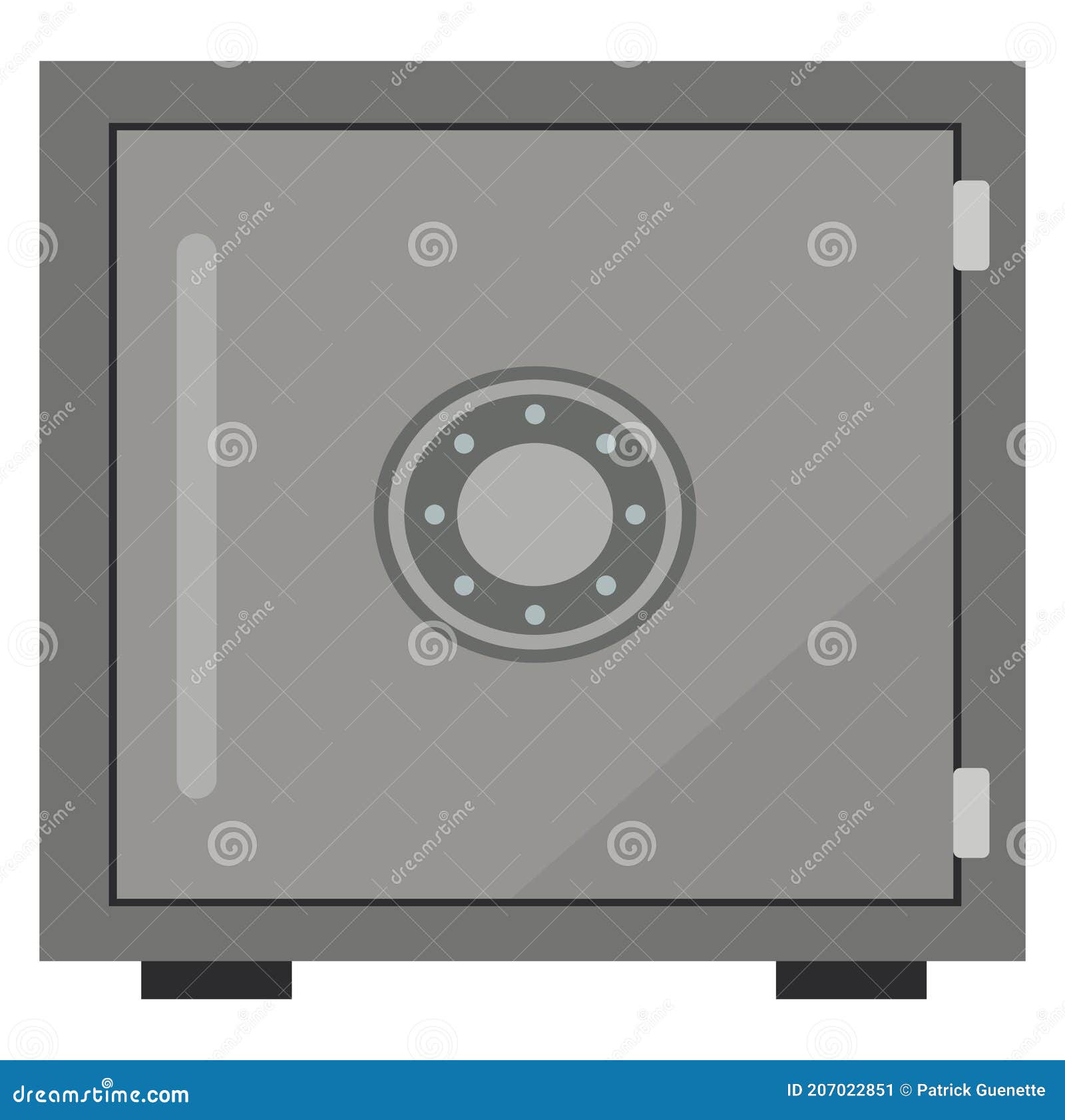 Square Safe, Illustration, Vector Stock Vector - Illustration of ...