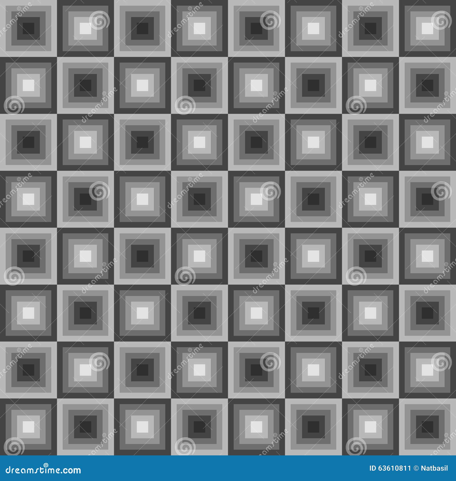 Square Seamless Geometric Pattern Stock Vector - Illustration of trend ...