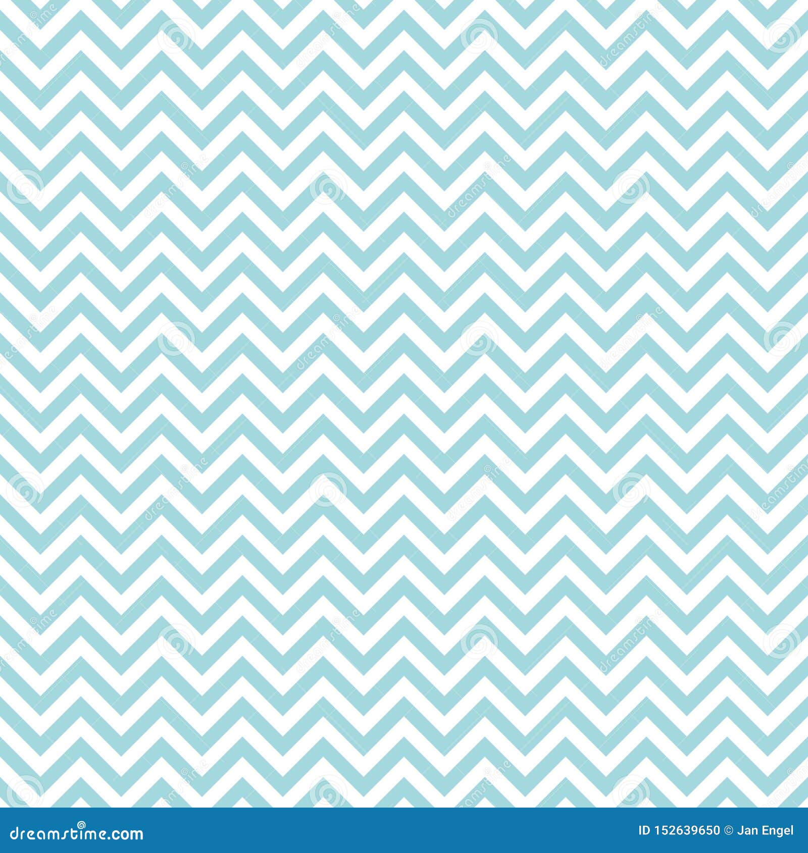 Seamless Pattern Chevron Turquoise and White Lines Stock Vector ...