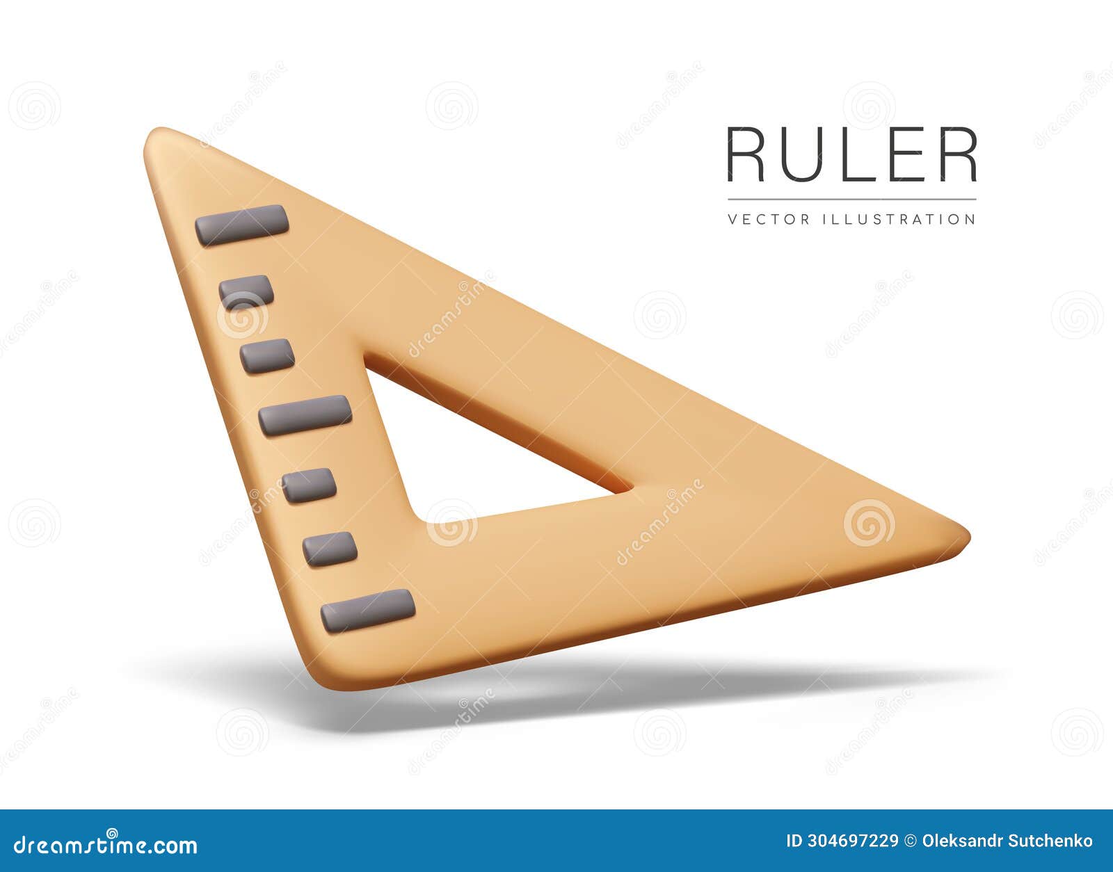 Square Set, Drawing Stationery. Triangular Ruler, Equipment for ...