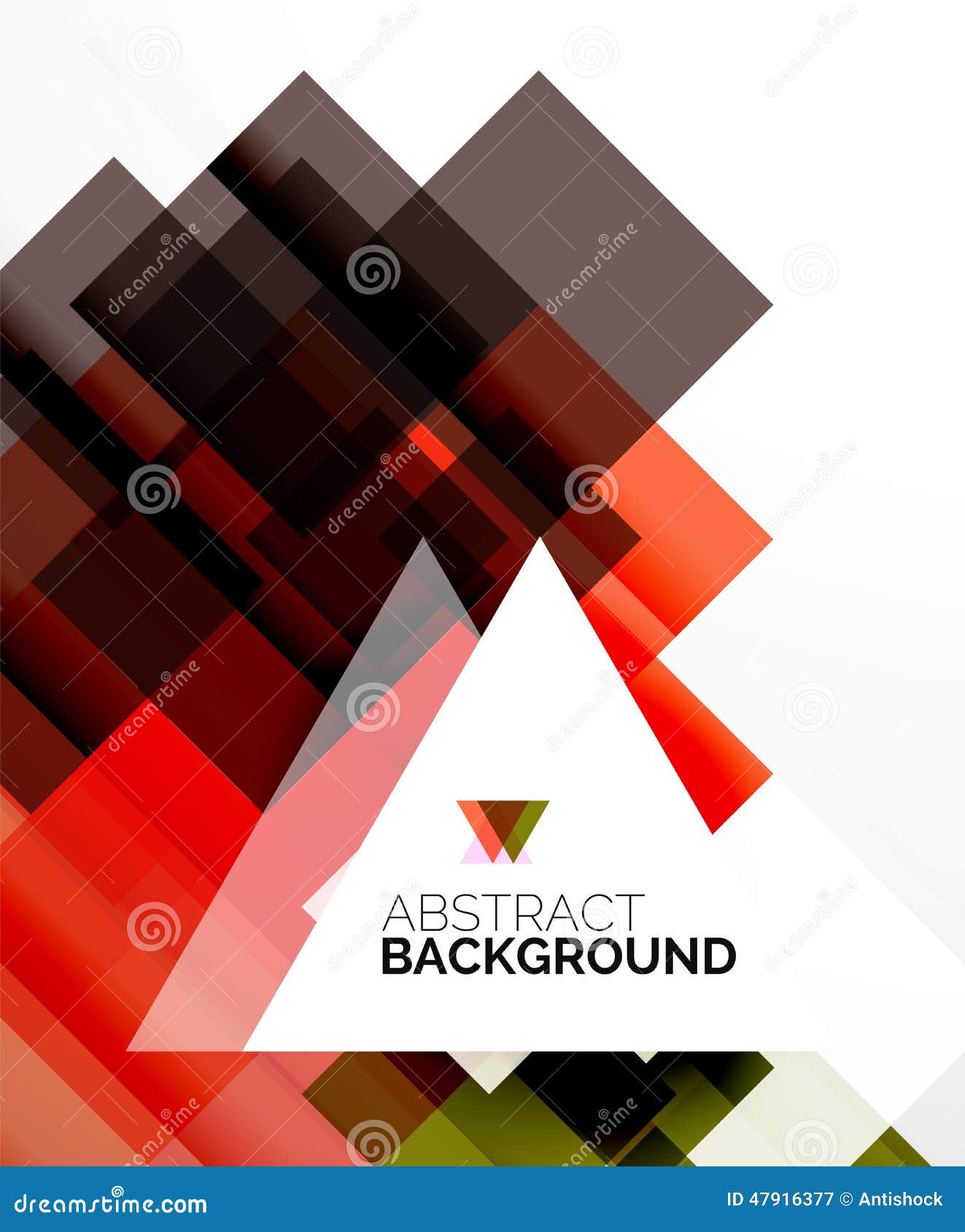 Square Shape Abstract Layouts, Business Template Stock Vector ...