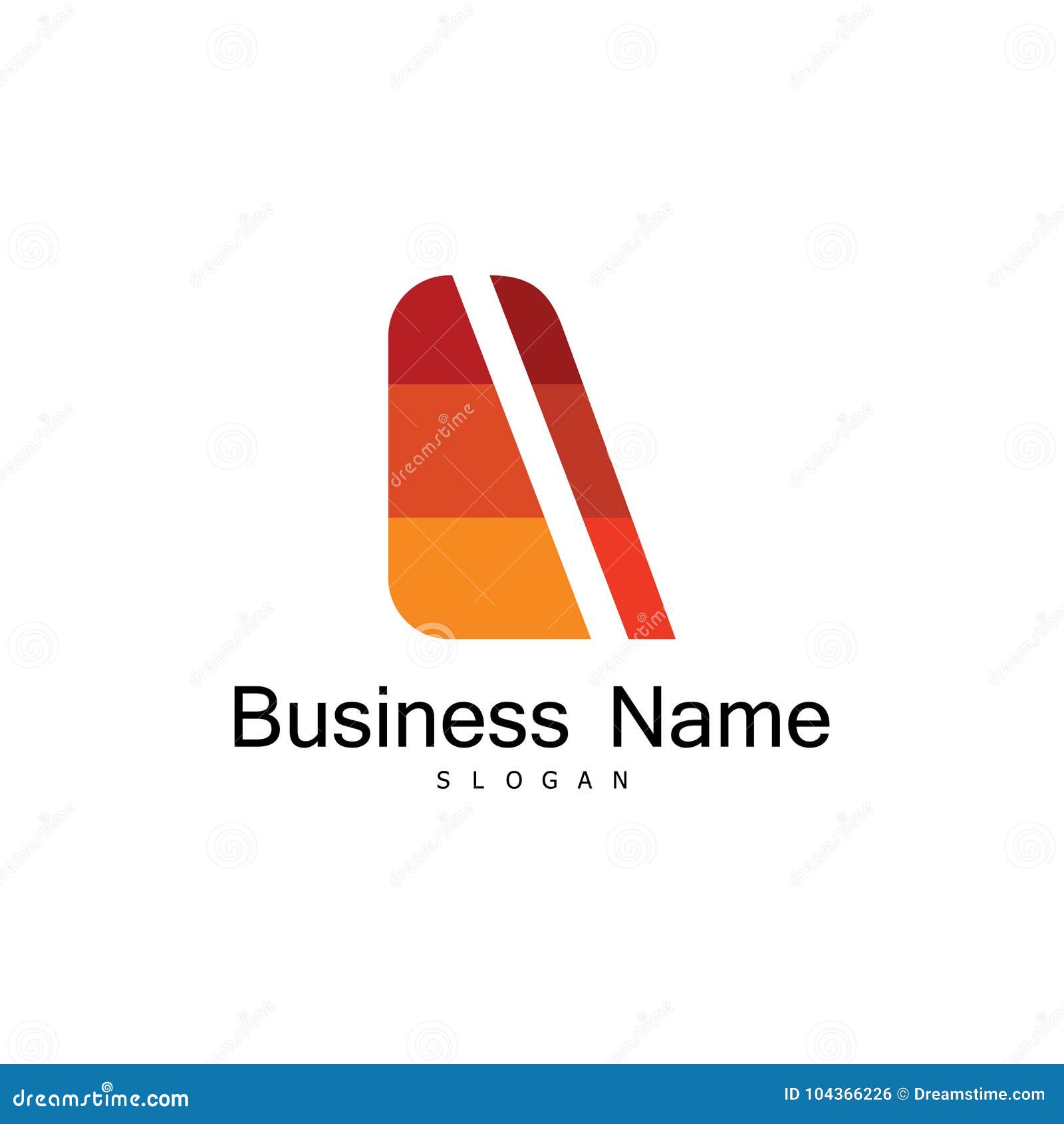 Square Shape Colored Business Logo Stock Illustration - Illustration of ...