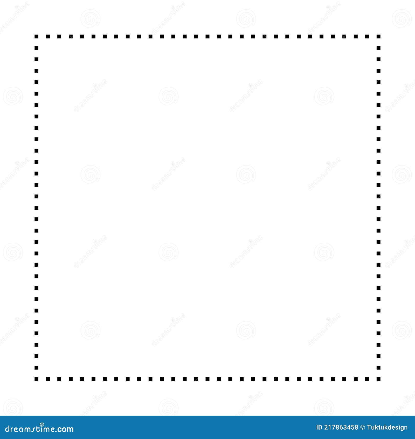 Dotted Square Outline