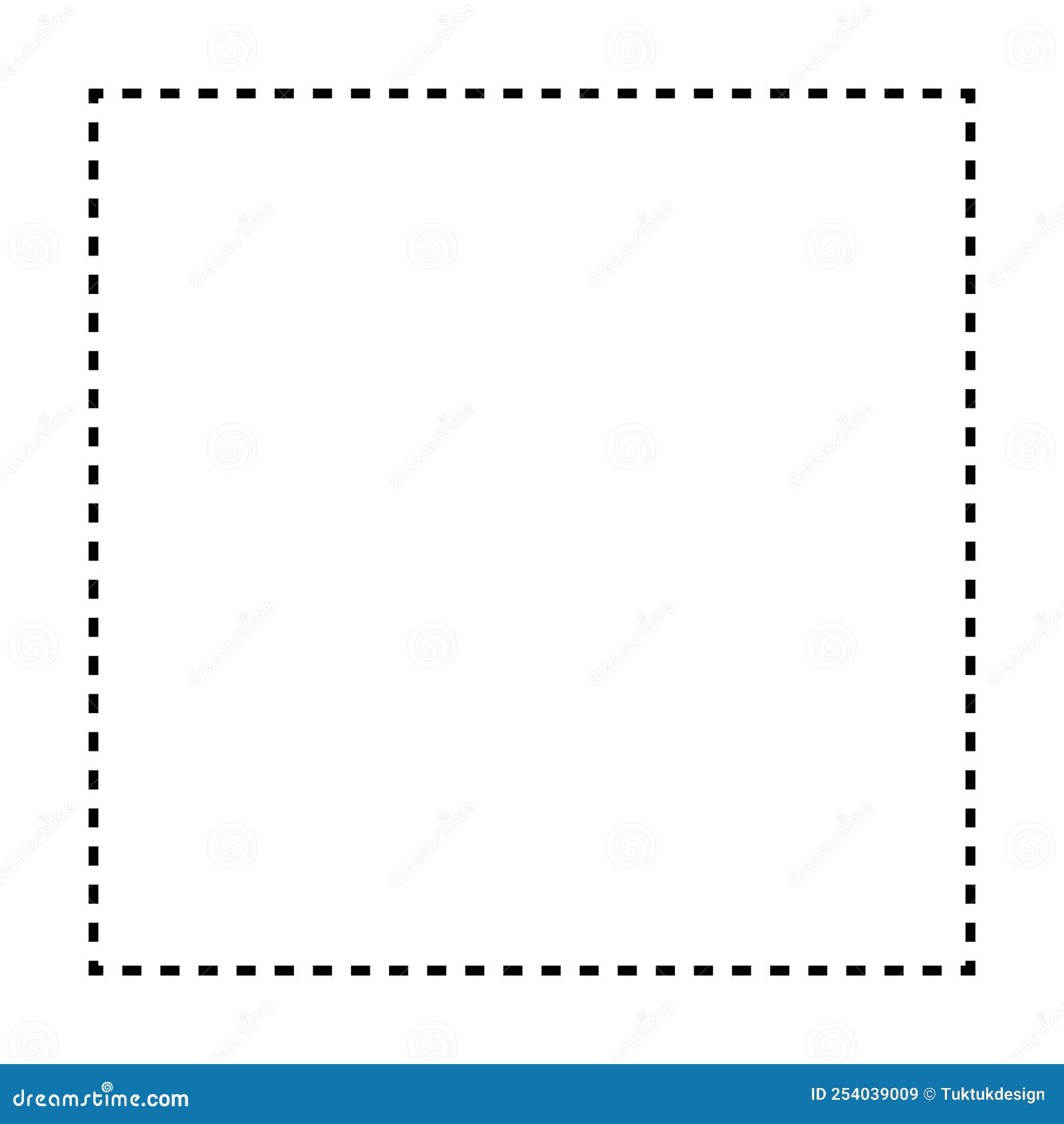 Square Shape Dotted Icon Vector Symbol for Creative Graphic Design ...