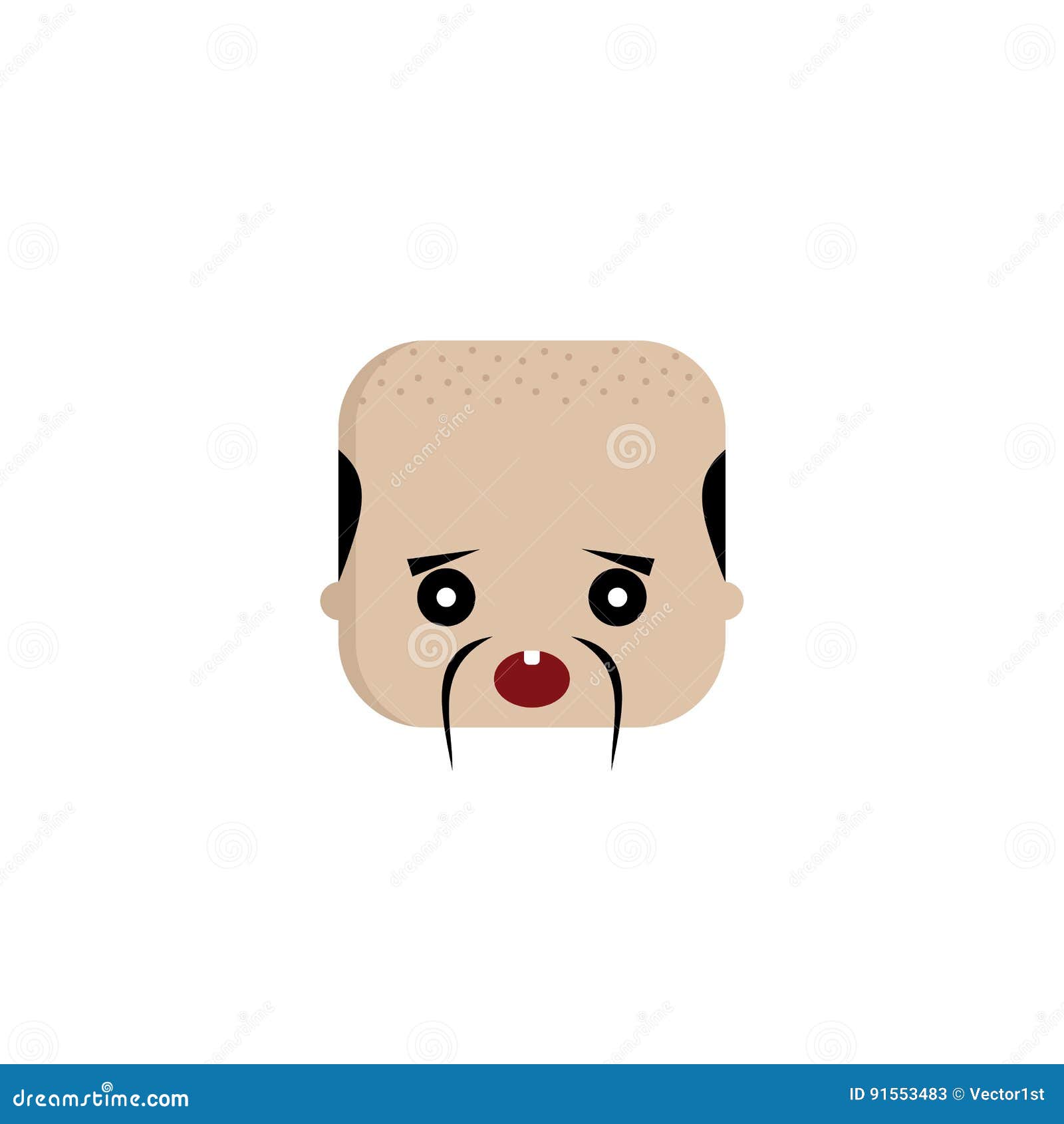 Cool Cartoon Man Face