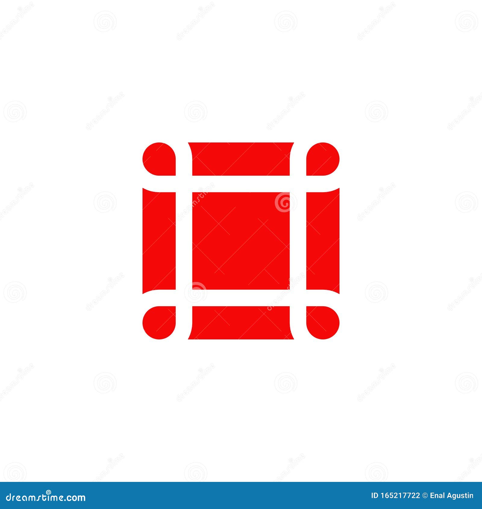 Square Shape Icon Logo Design Vector Template Stock Vector ...