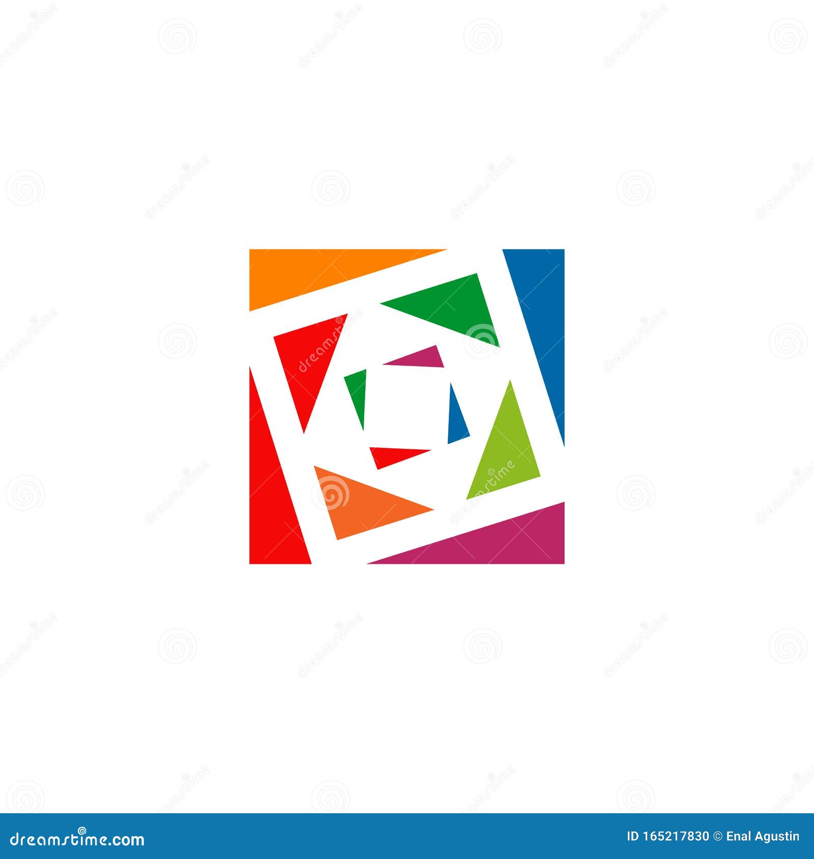 Square Shape Icon Logo Design Vector Template Stock Vector ...