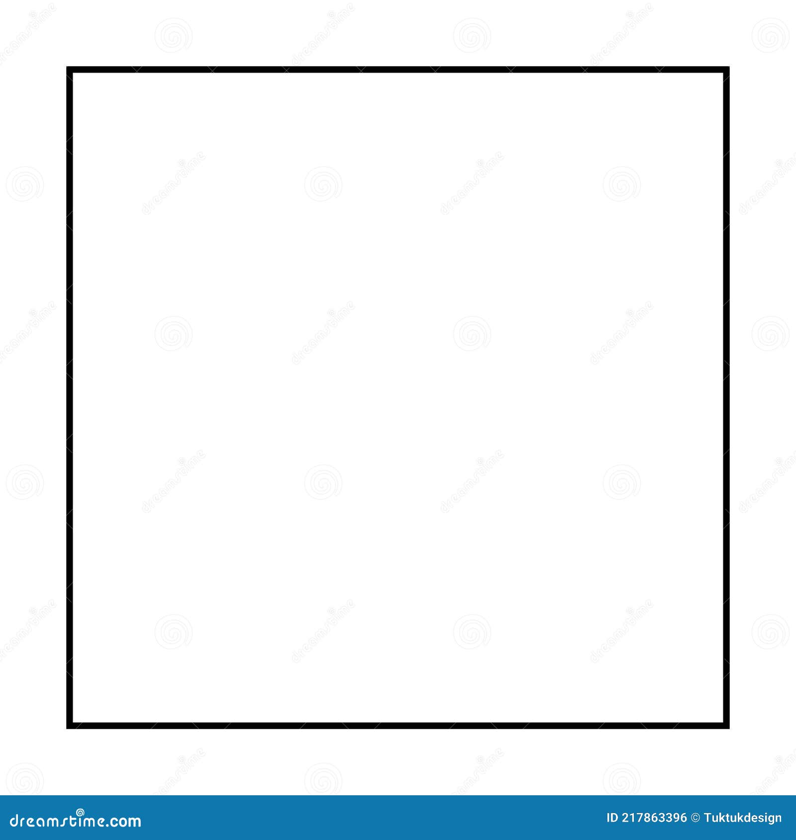 Square Shape Icon Vector Symbol for Creative Graphic Design Element in ...