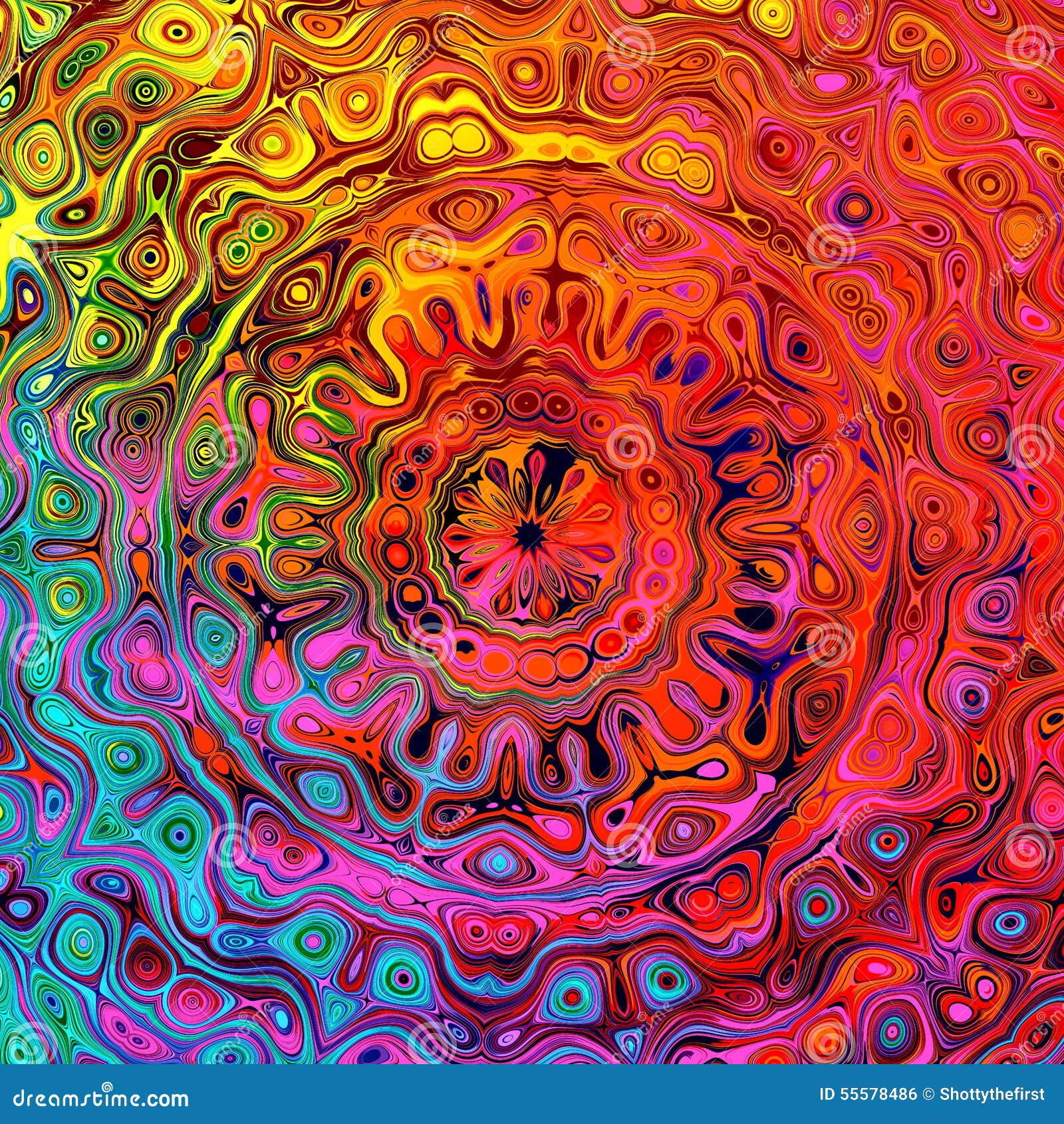 Chaotic Mandala Or Chakra Symbol Stock Image | CartoonDealer.com #47581357