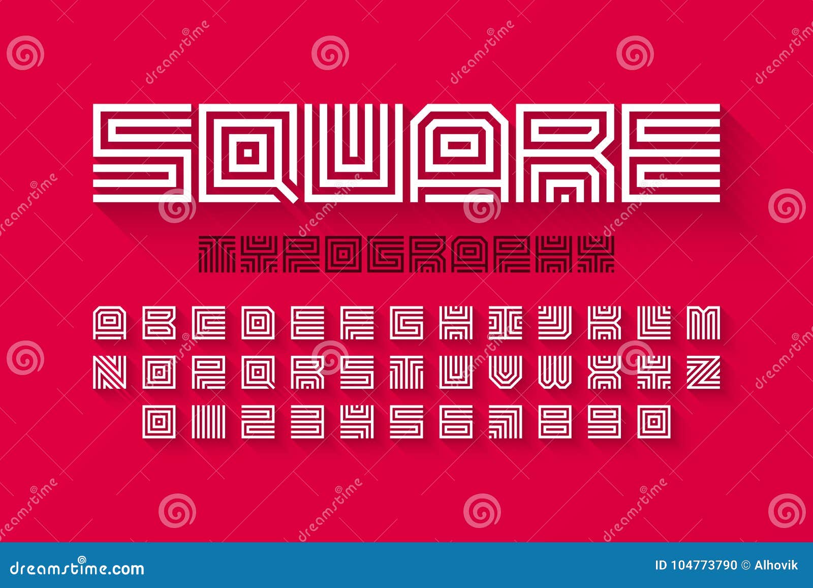Linear Font. Vector Alphabet. | CartoonDealer.com #64221005 Linear Font. Vector Alphabet. | CartoonDealer.com #64221005