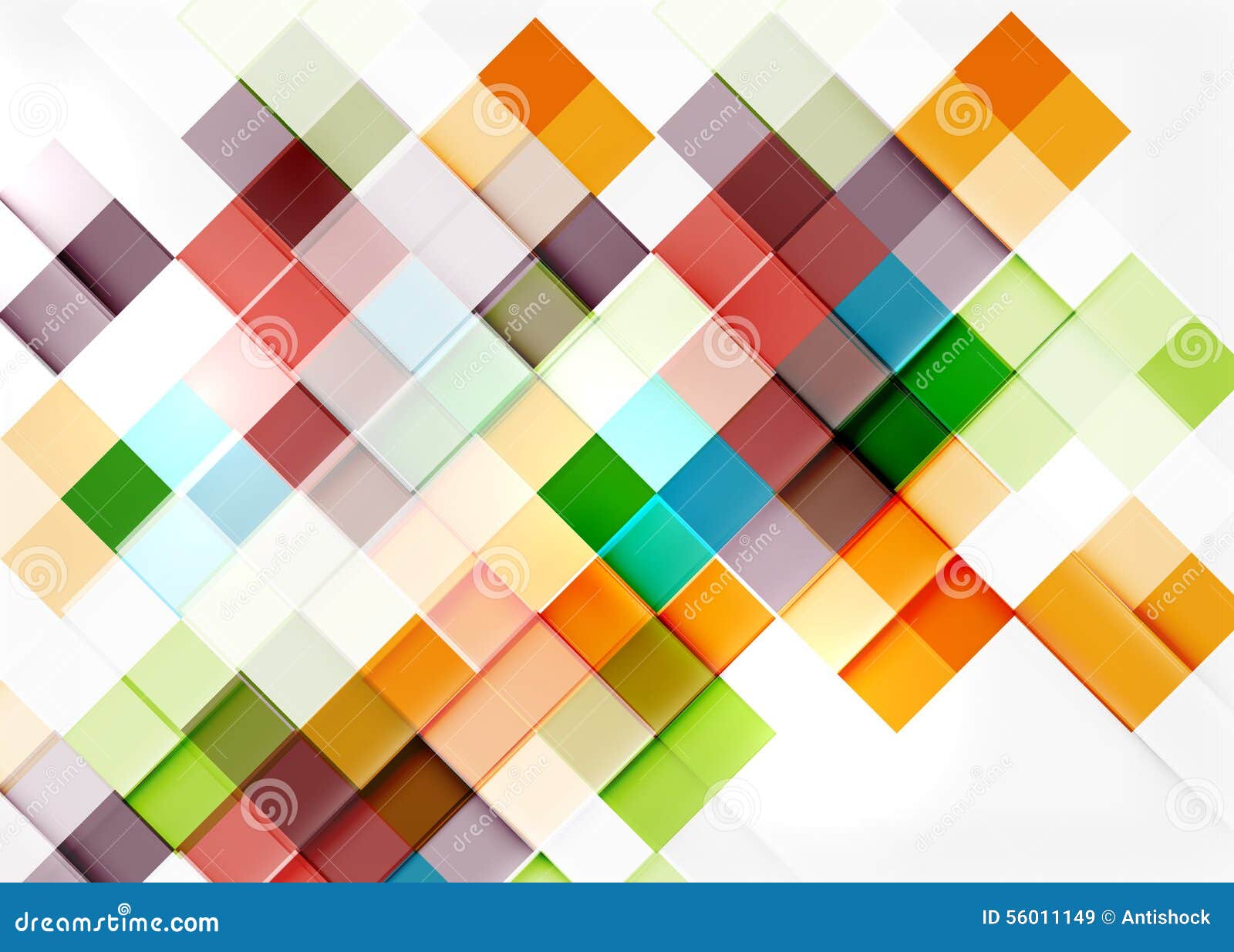 Square Shape Mosaic Pattern Design. Universal Stock Vector ...
