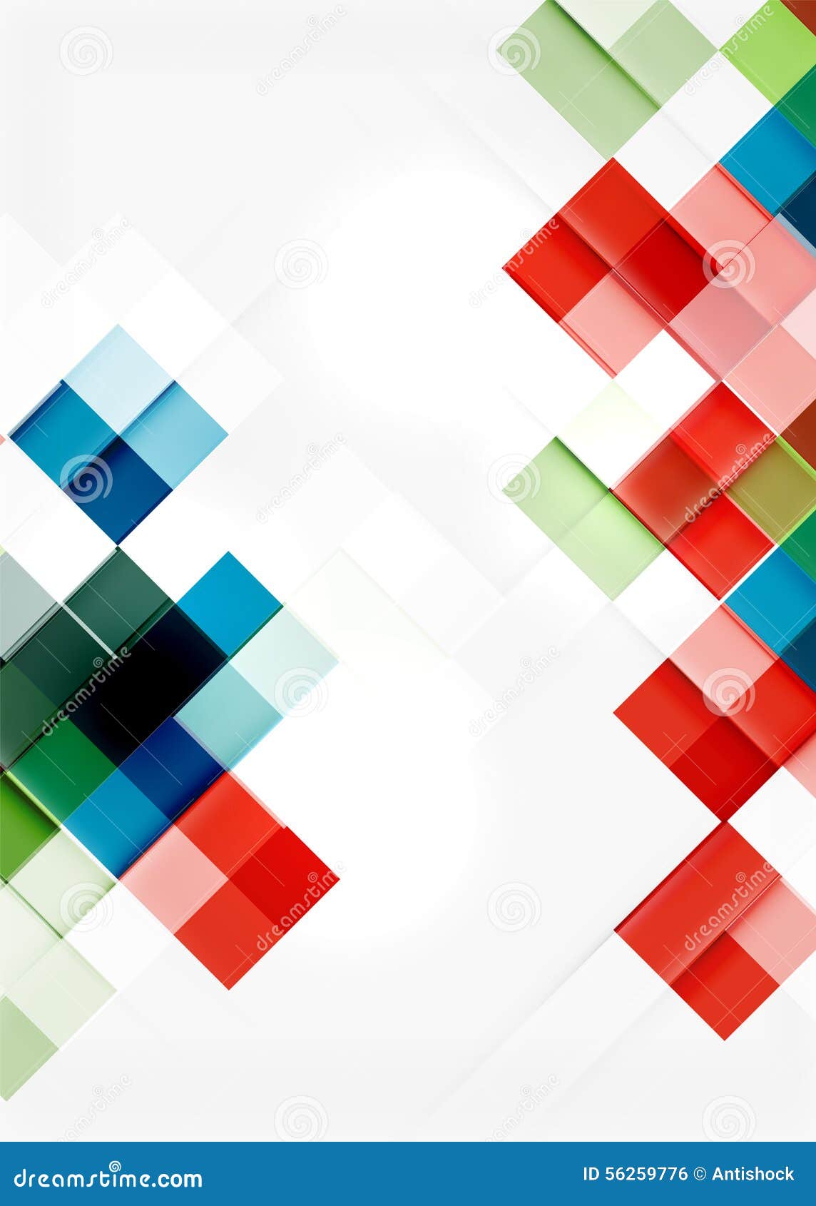 Square Shape Mosaic Pattern Design. Universal Stock Vector ...