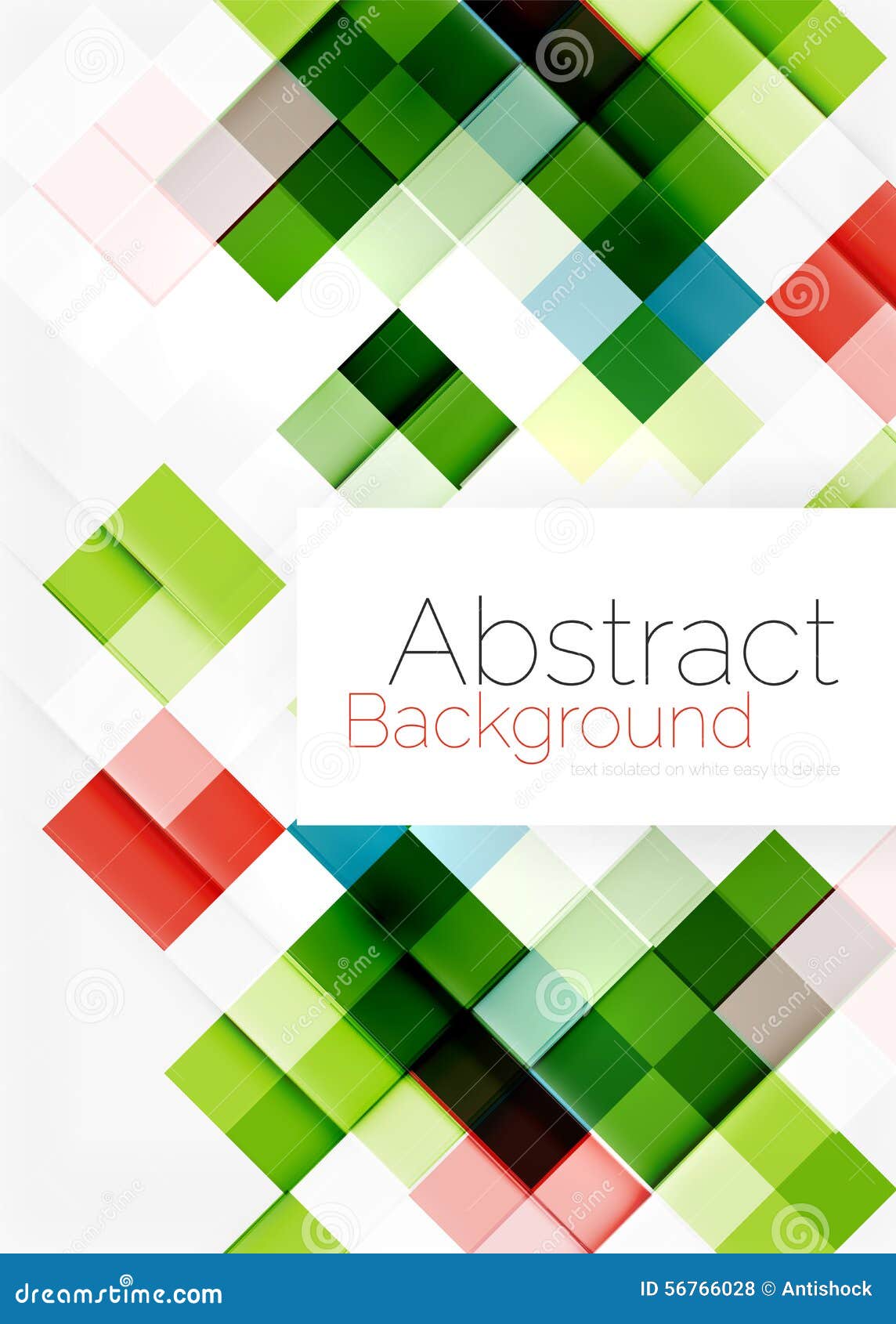 Square Shape Mosaic Pattern Design. Universal Stock Vector ...