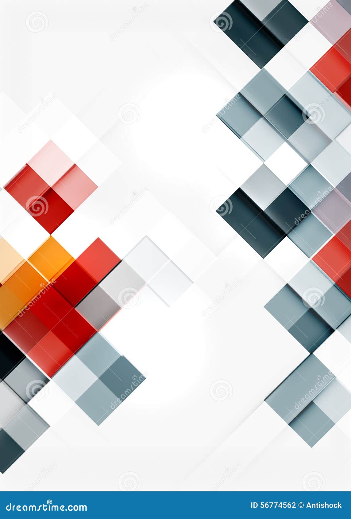 Square Shape Mosaic Pattern Design. Universal Stock Vector ...