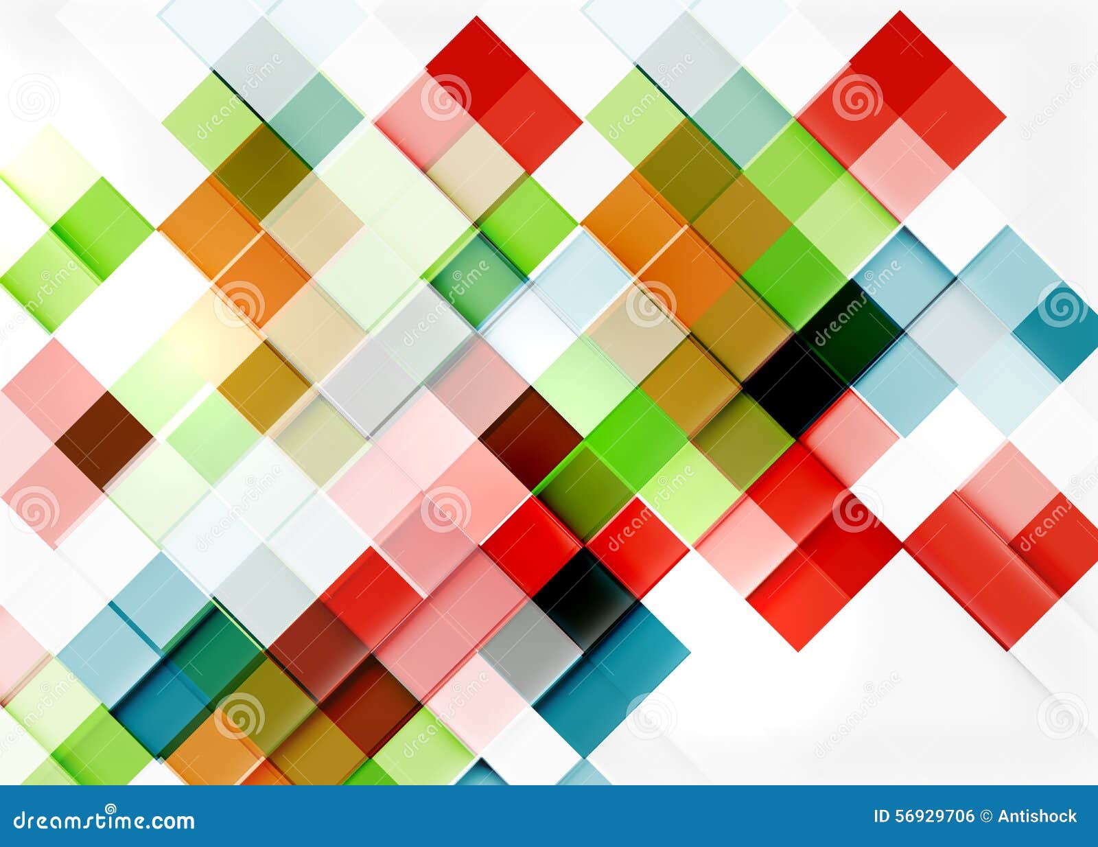 Square Shape Mosaic Pattern Design. Universal Stock Vector ...