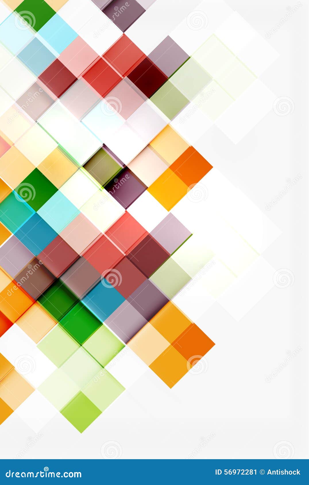 Square Shape Mosaic Pattern Design. Universal Stock Vector ...