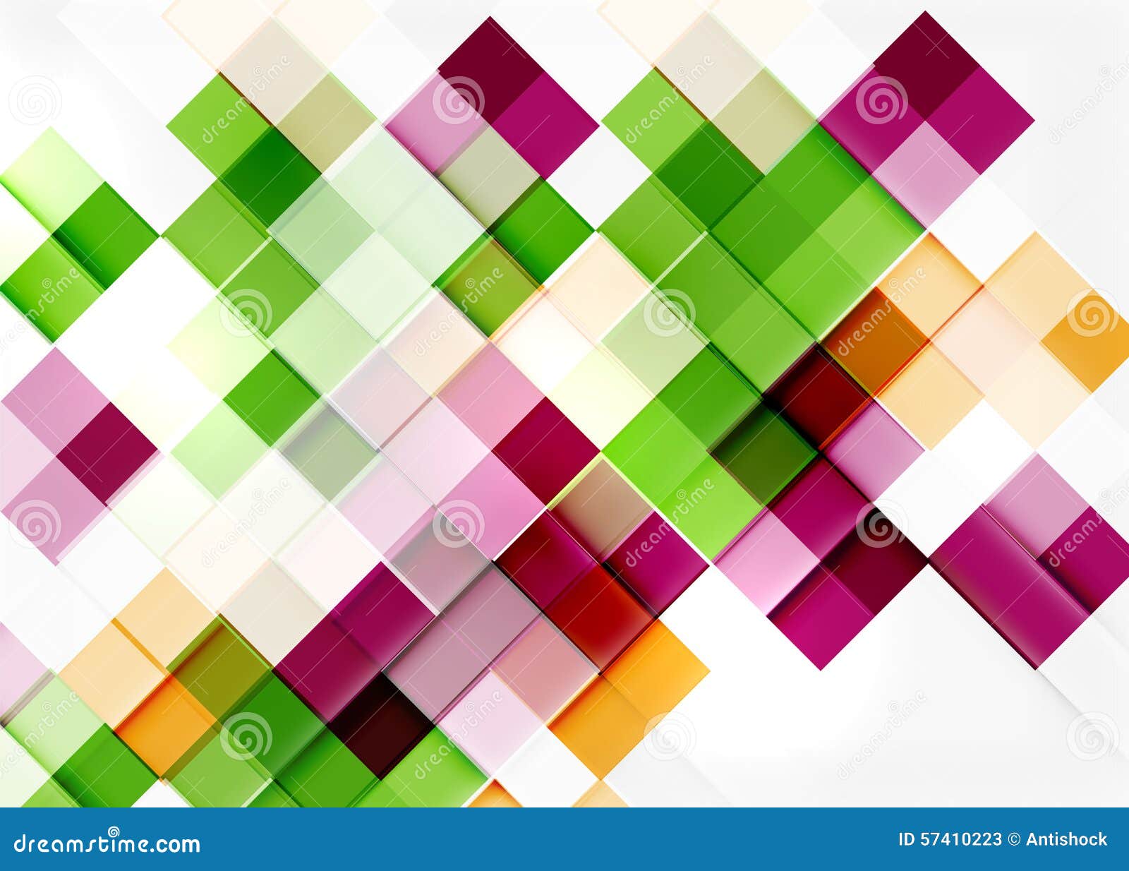 Square Shape Mosaic Pattern Design. Universal Stock Vector ...