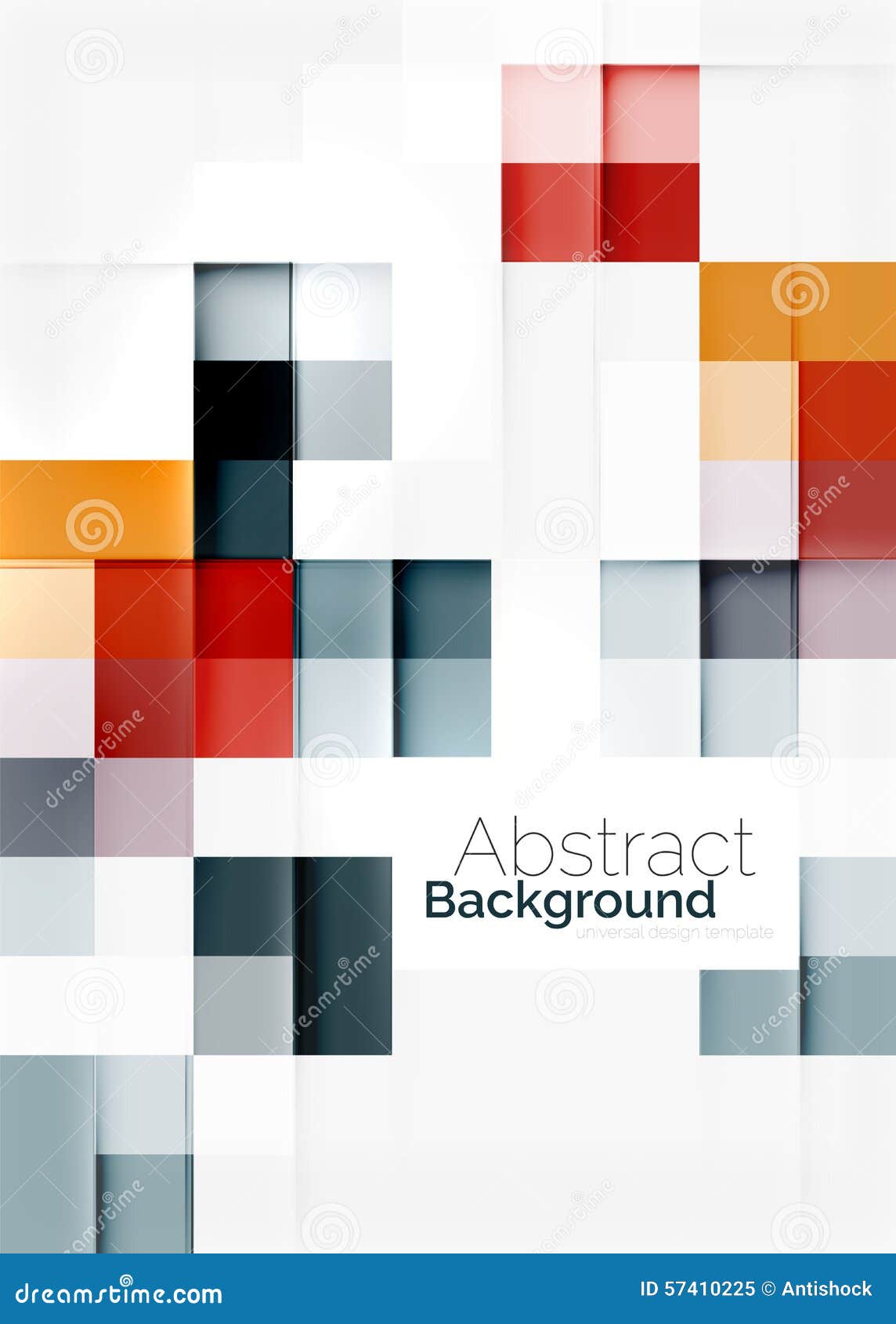 Square Shape Mosaic Pattern Design. Universal Stock Vector ...