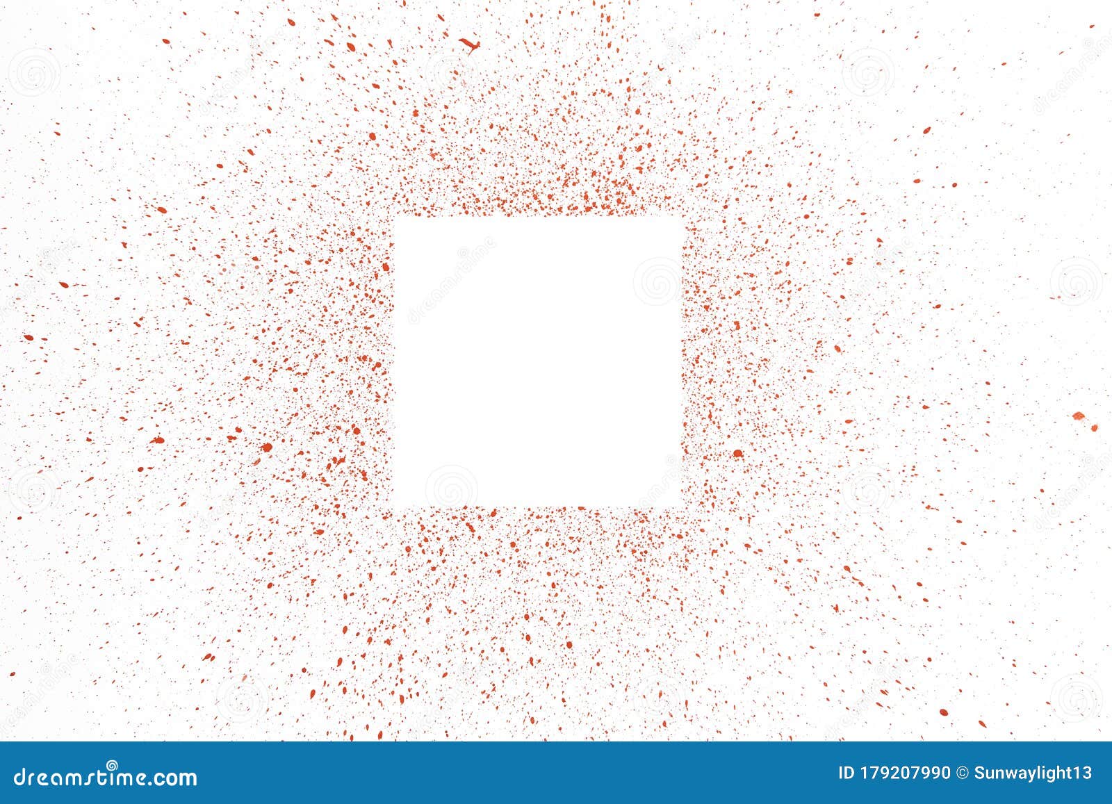 Square Shape for Text Isolated on White Background Stock Photo - Image ...