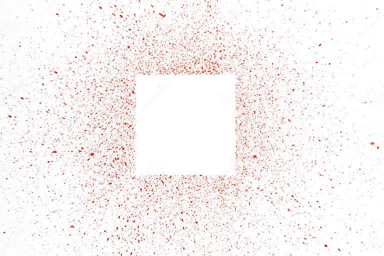 Square Shape for Text Isolated on White Background Stock Photo - Image ...