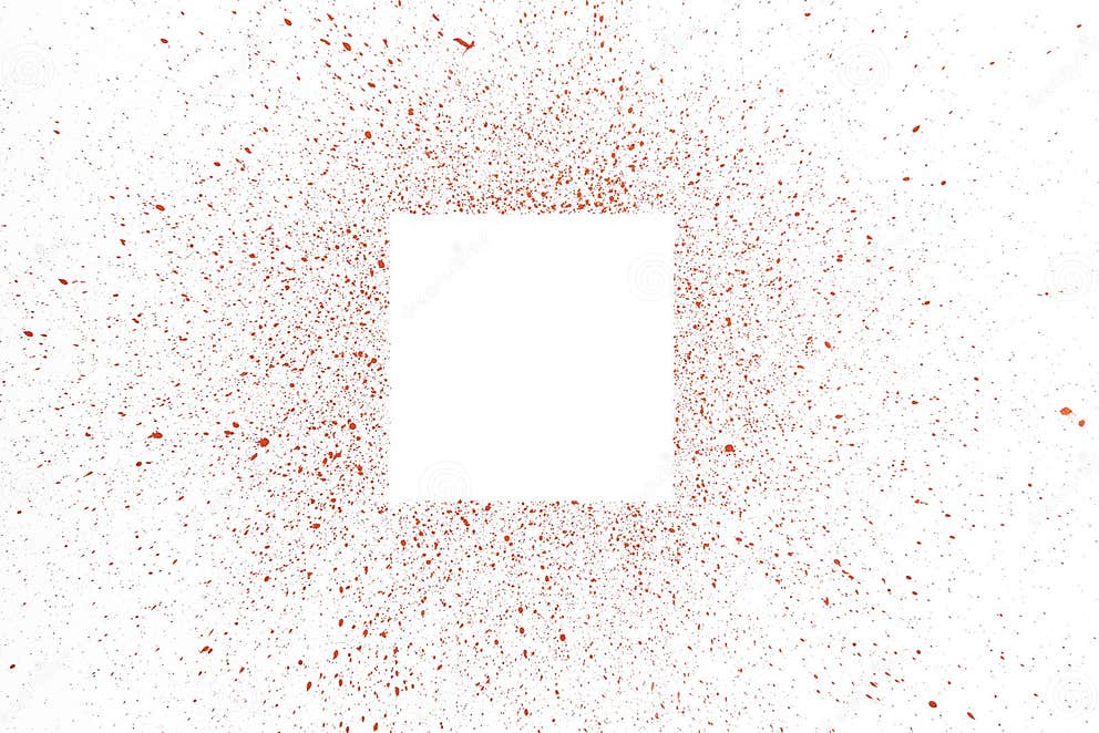 Square Shape for Text Isolated on White Background Stock Photo - Image ...