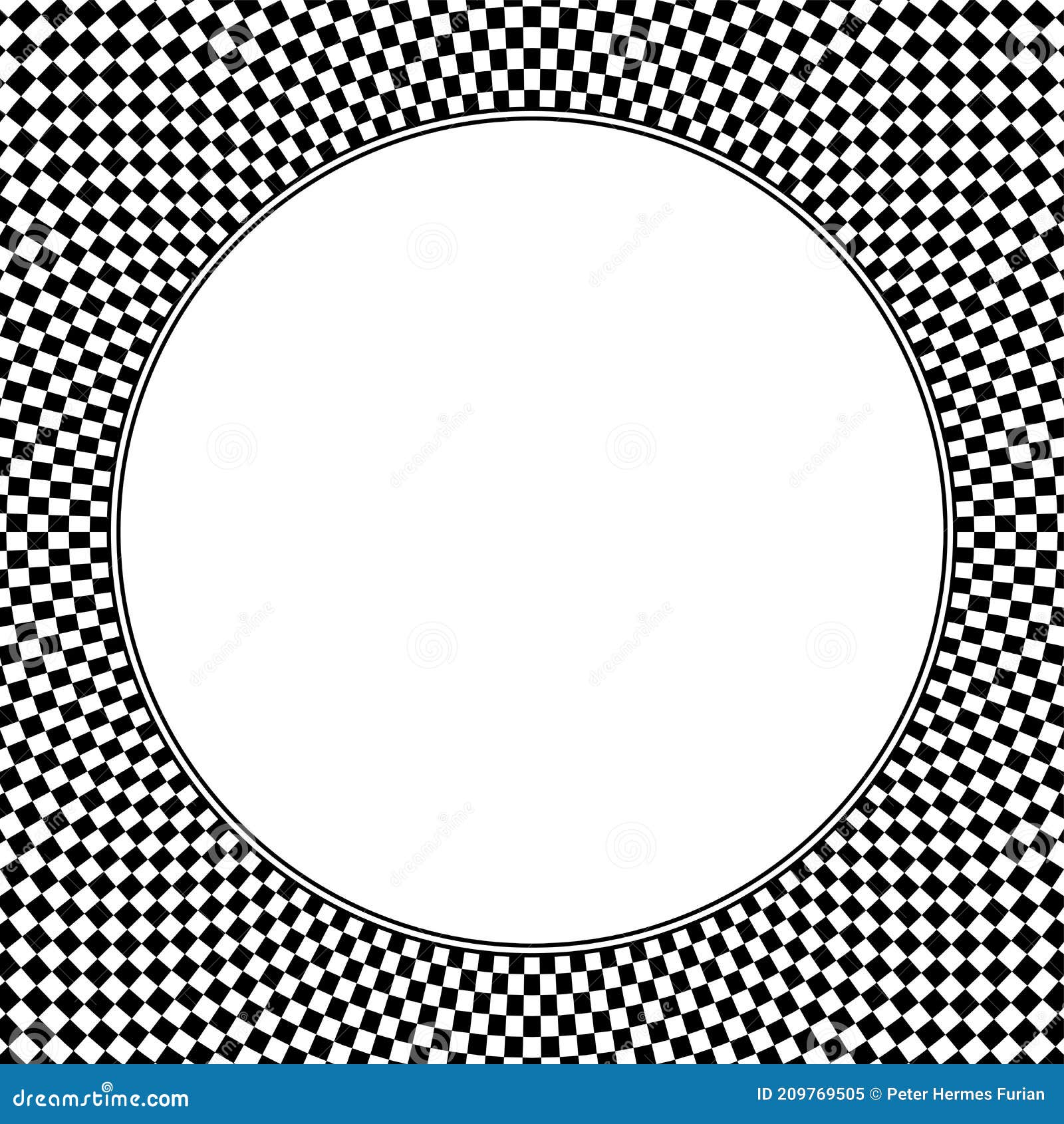 Checkerboard Pattern, Rectangle Frame, Checkered Pattern Frame Vector ...
