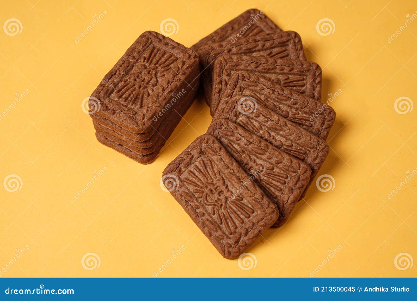Square-shaped Chocolate Biscuits are Suitable As a Side Snack To the ...