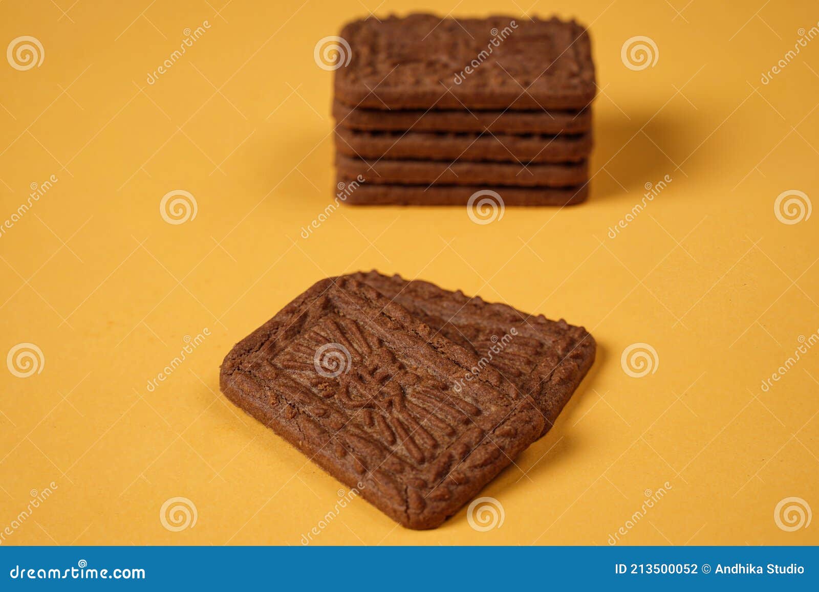 Square-shaped Chocolate Biscuits are Suitable As a Side Snack To the ...