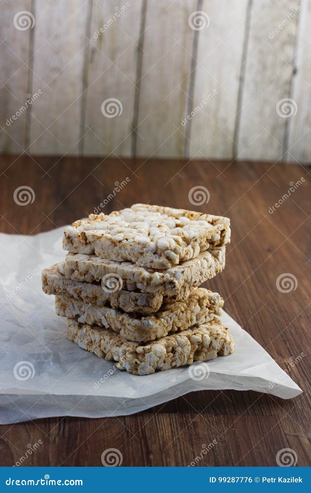 Square Shaped Healthy Rice Cakes Stock Photo - Image of shape, body ...