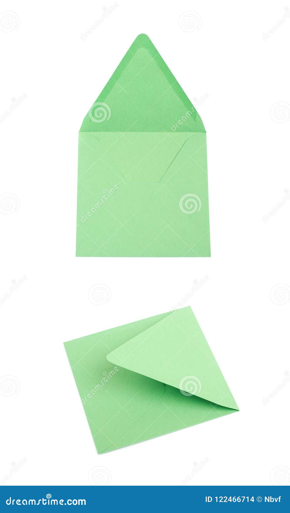 Sqaure Shaped Paper Envelope Isolated Stock Photo - Image of mailing ...
