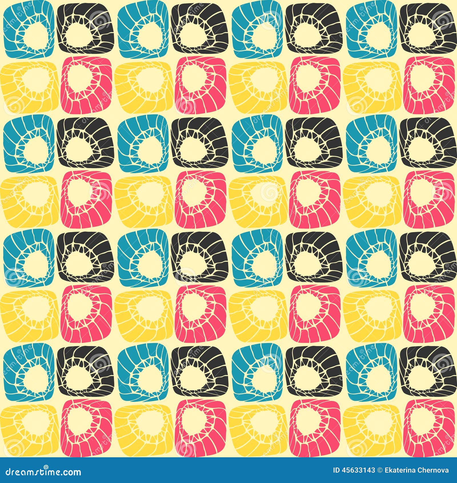 Square shell pattern stock vector. Illustration of concept - 45633143
