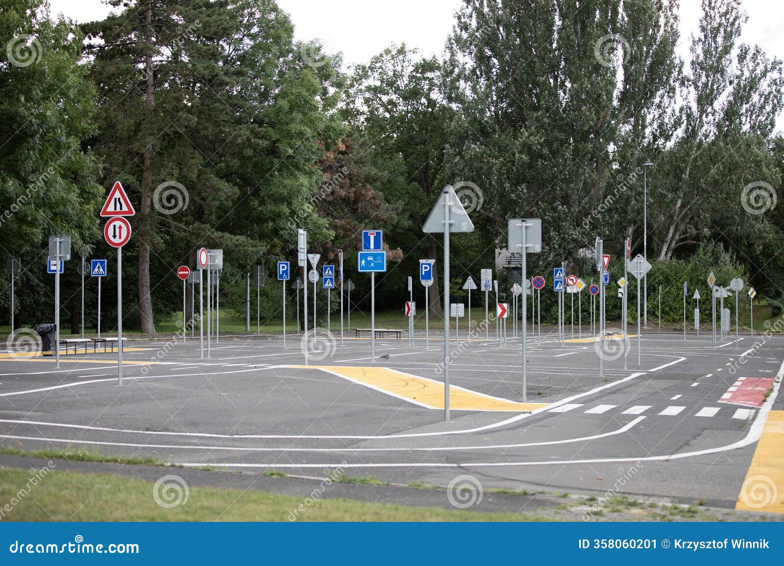 A Square with Signs Indicating the Direction of Movement for Beginner ...