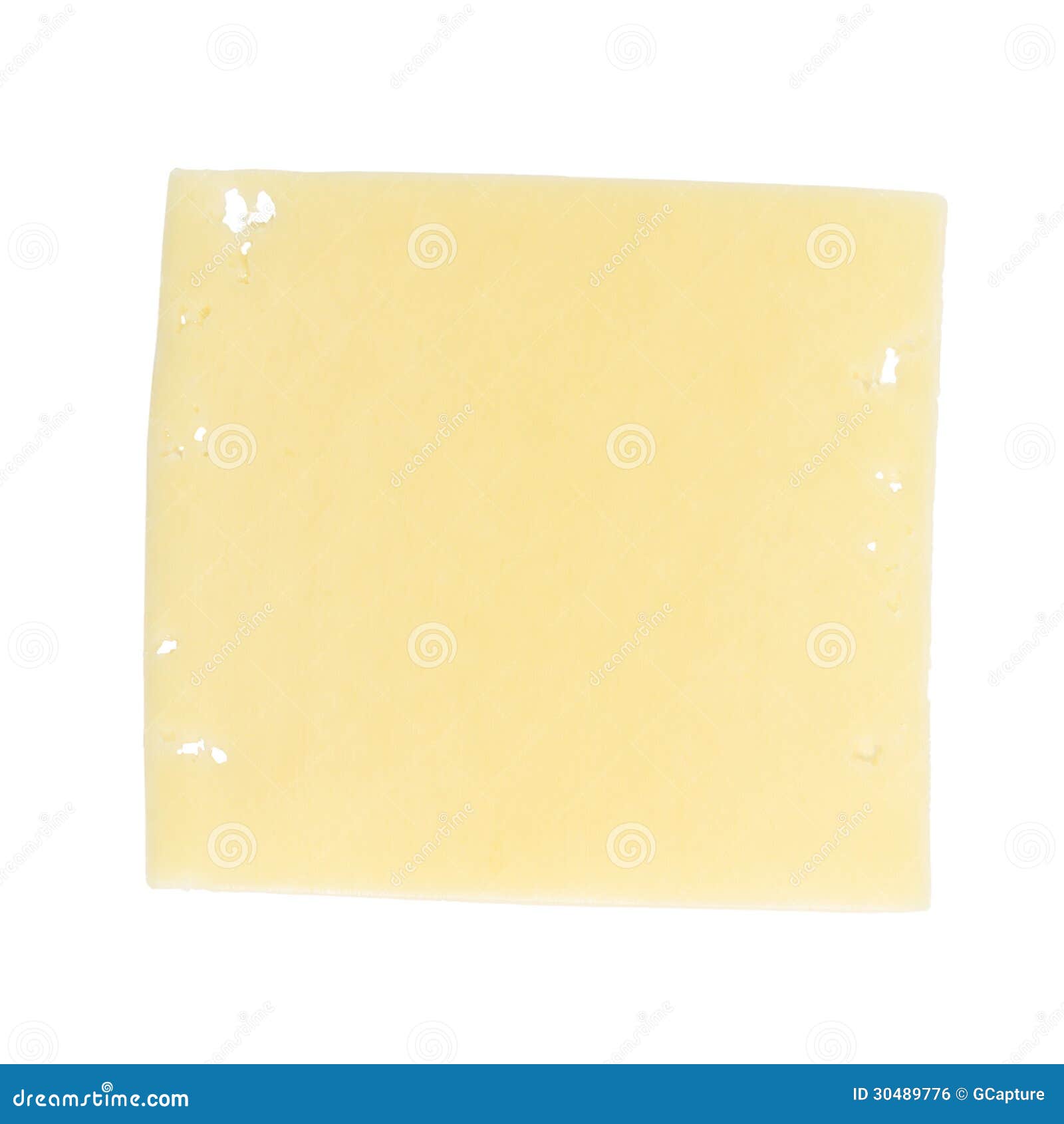 Square Slice of Edam Cheese Stock Photo - Image of food, ingredient ...