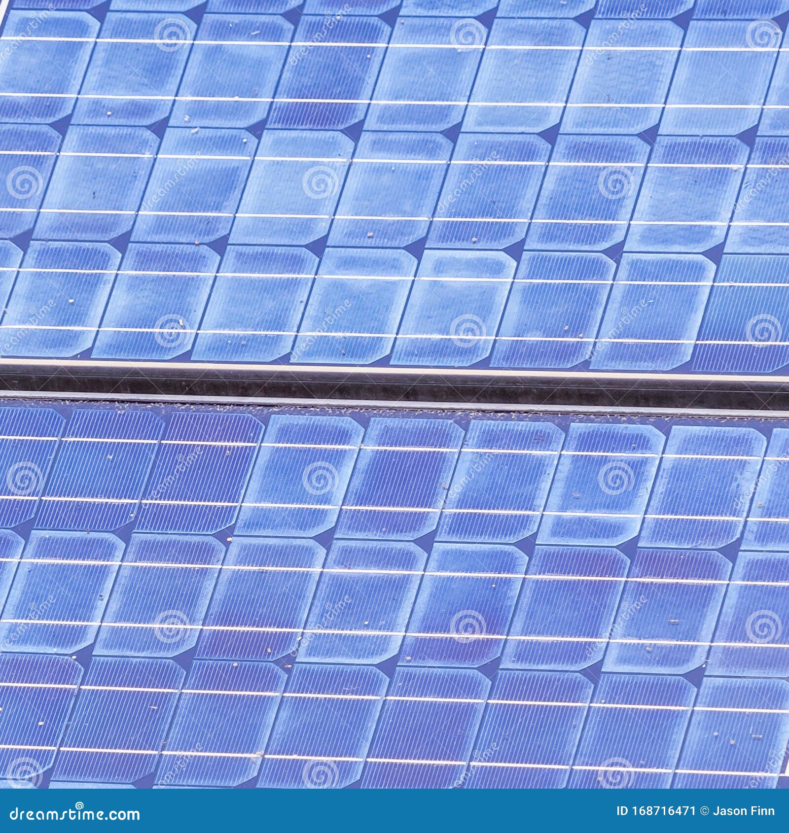 Square Solar Panel for Sustainable Green Energy on a Cloudy Day Stock ...