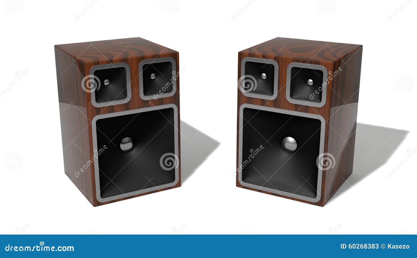 Square speakers stock illustration. Illustration of technology - 60268383
