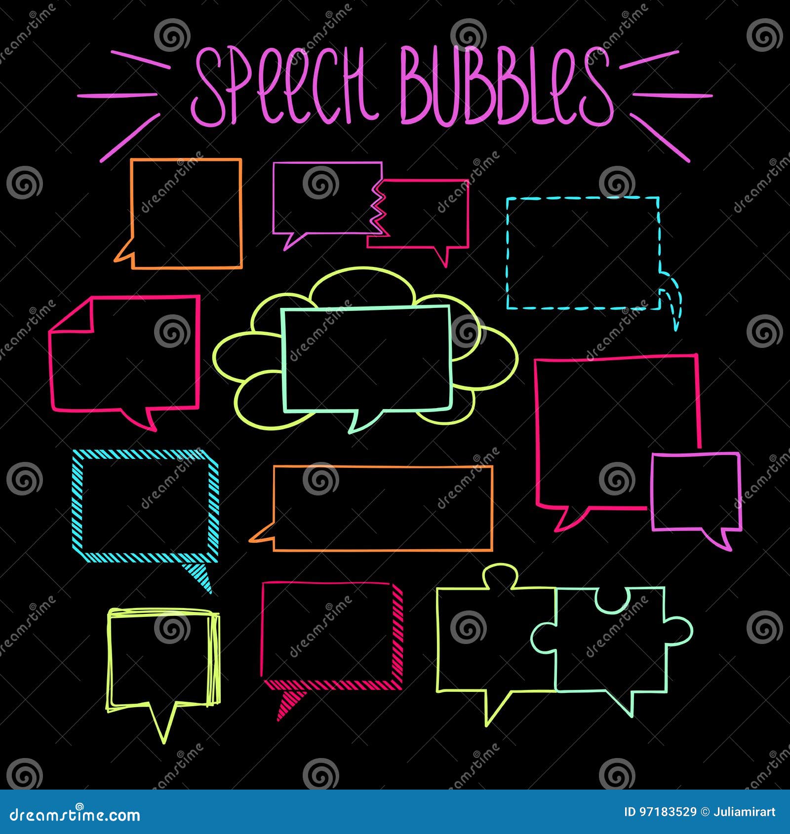 Square Speech Bubbles 04 Stock Illustrations – 2 Square Speech Bubbles ...