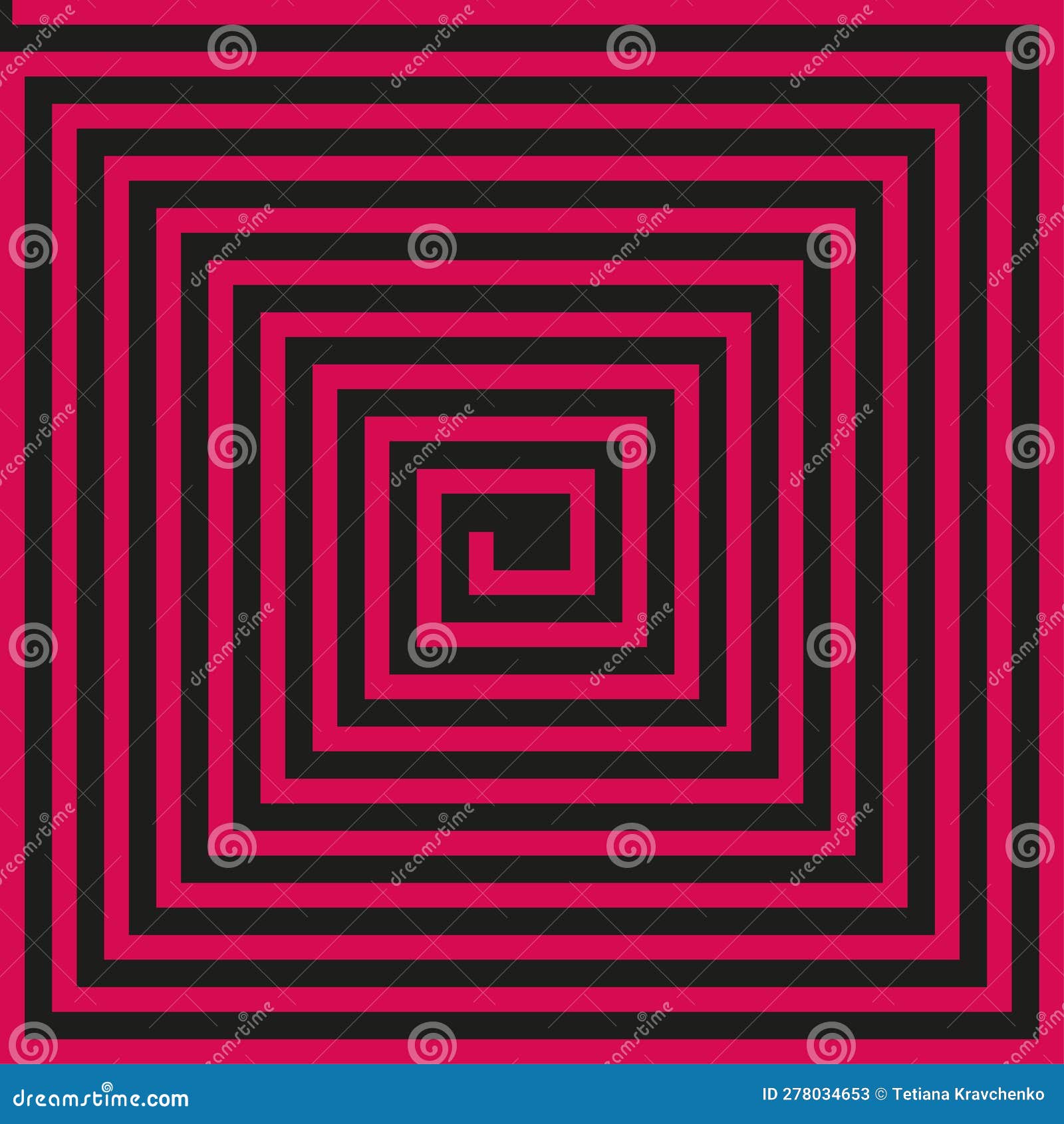 Square Spiral Crimson Background. Space Background.Tile Design Stock ...