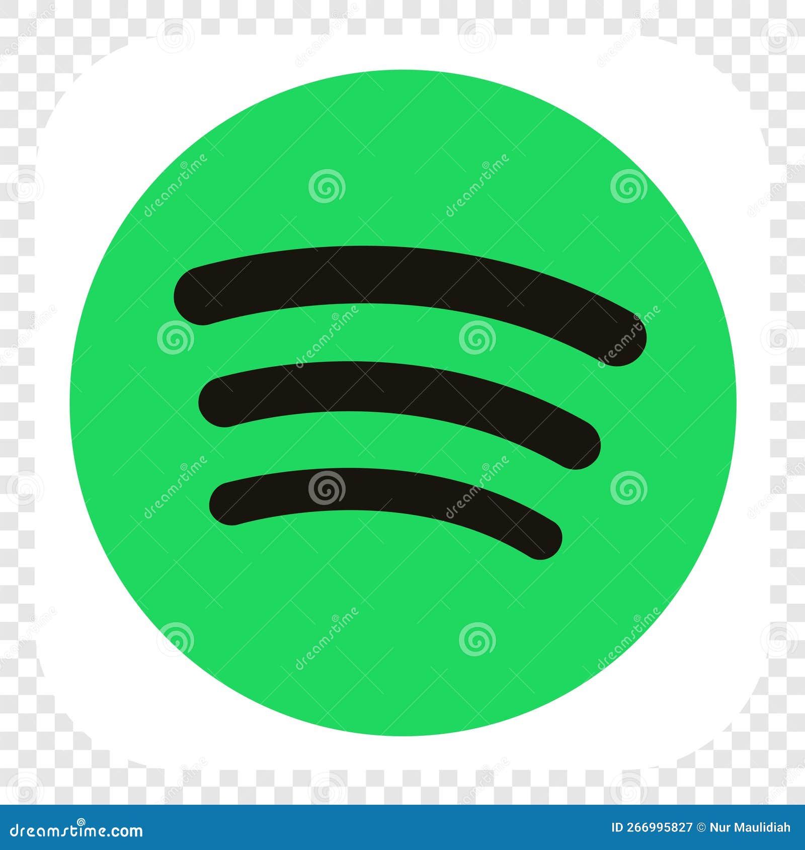 Square Spotify Logo Isolated on White Background Editorial Photography ...