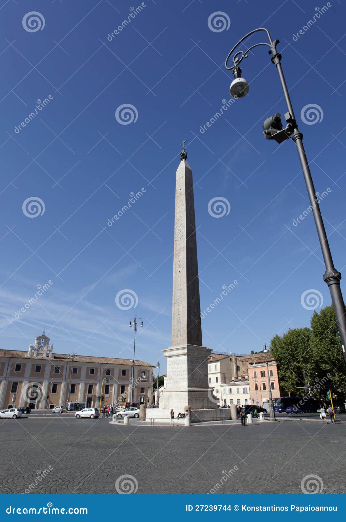 Square of St. John Lateran in Rome Editorial Stock Image - Image of ...