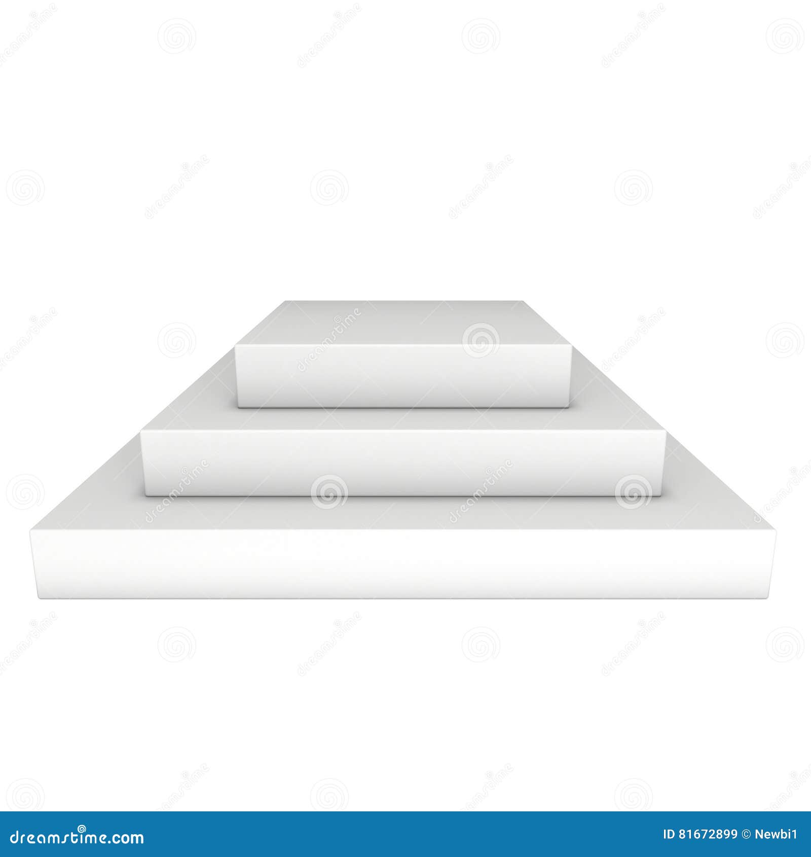 Square stage white podium stock illustration. Illustration of exhibit ...