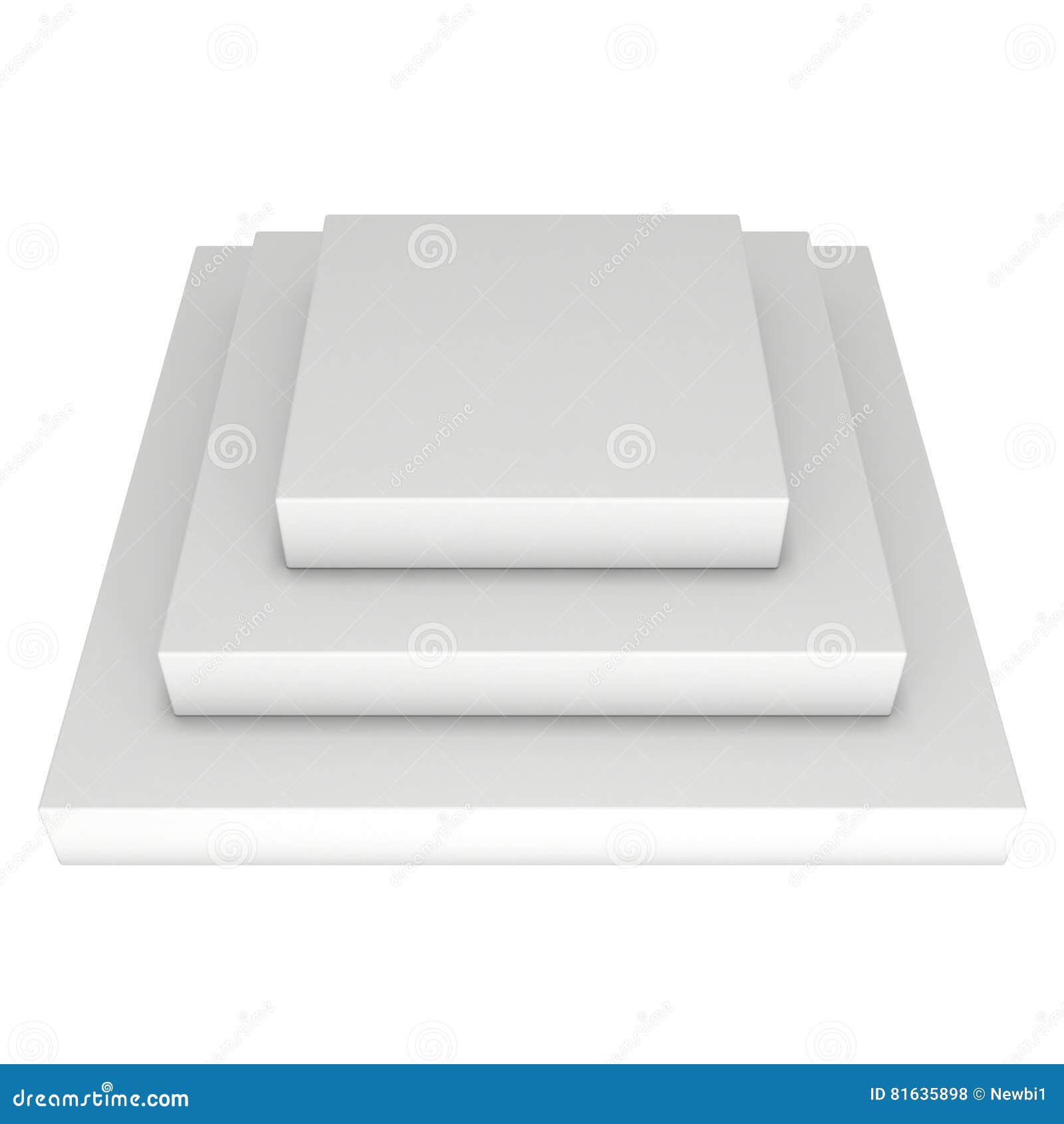 Square stage white podium stock illustration. Illustration of business ...