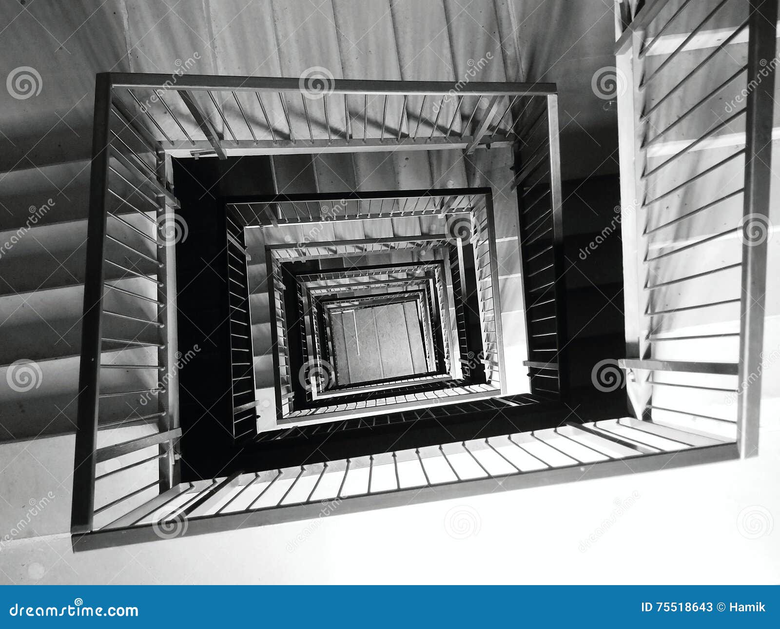 Square staircase stock image. Image of monochrome, stairs - 75518643